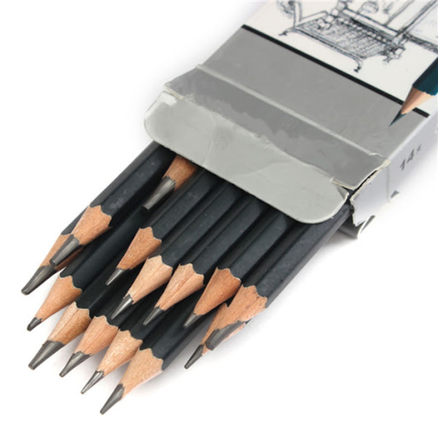 Deli Drawing Pencil 10B 999 | Golden Tiger Stationery Store
