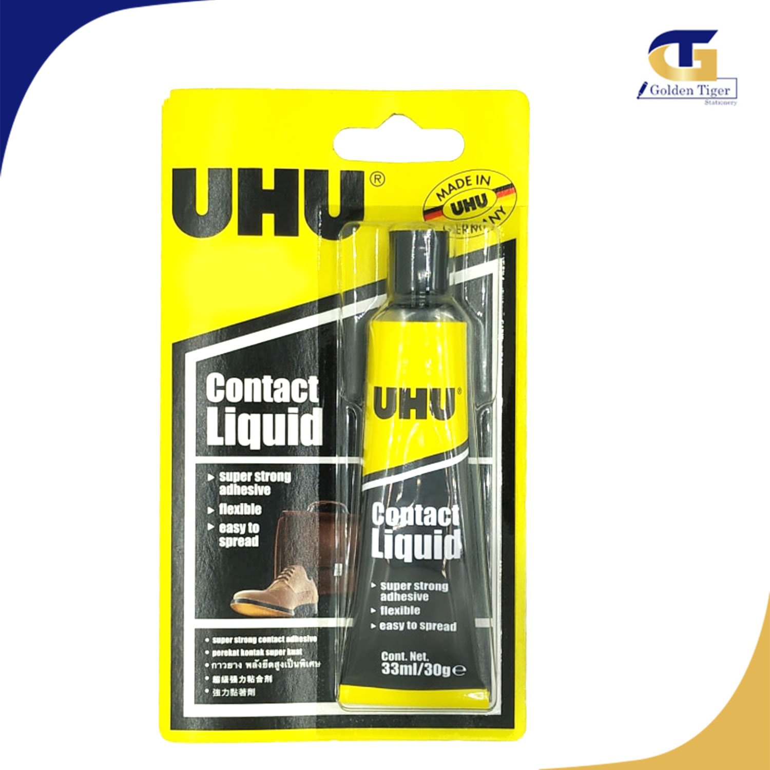UHU Contact Liquid Glue 33 ml (Strong Adhesive and flexible Liquid Type ...