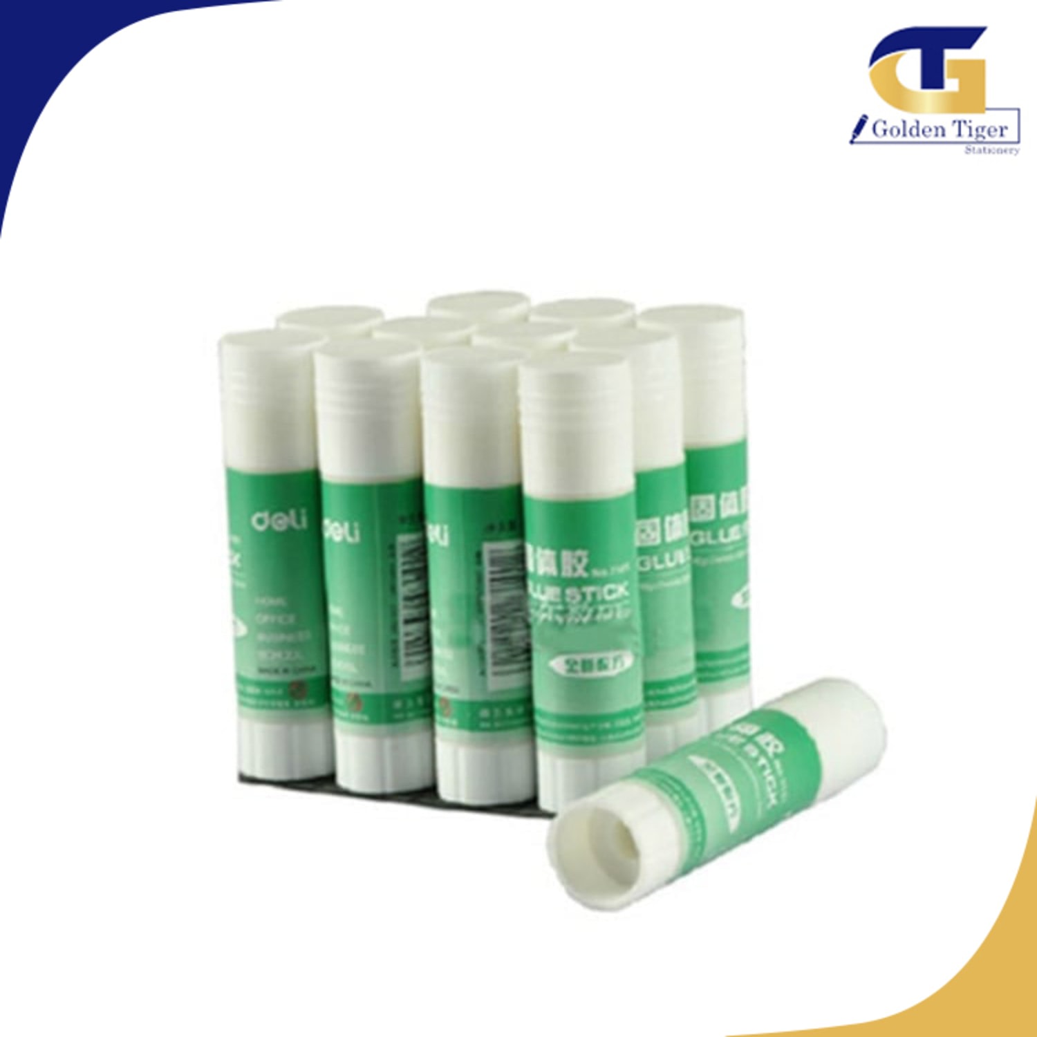 Deli Glue stick 9g 7101 (12Pcs/Doz) ကော်တောင့် | Golden Tiger ...