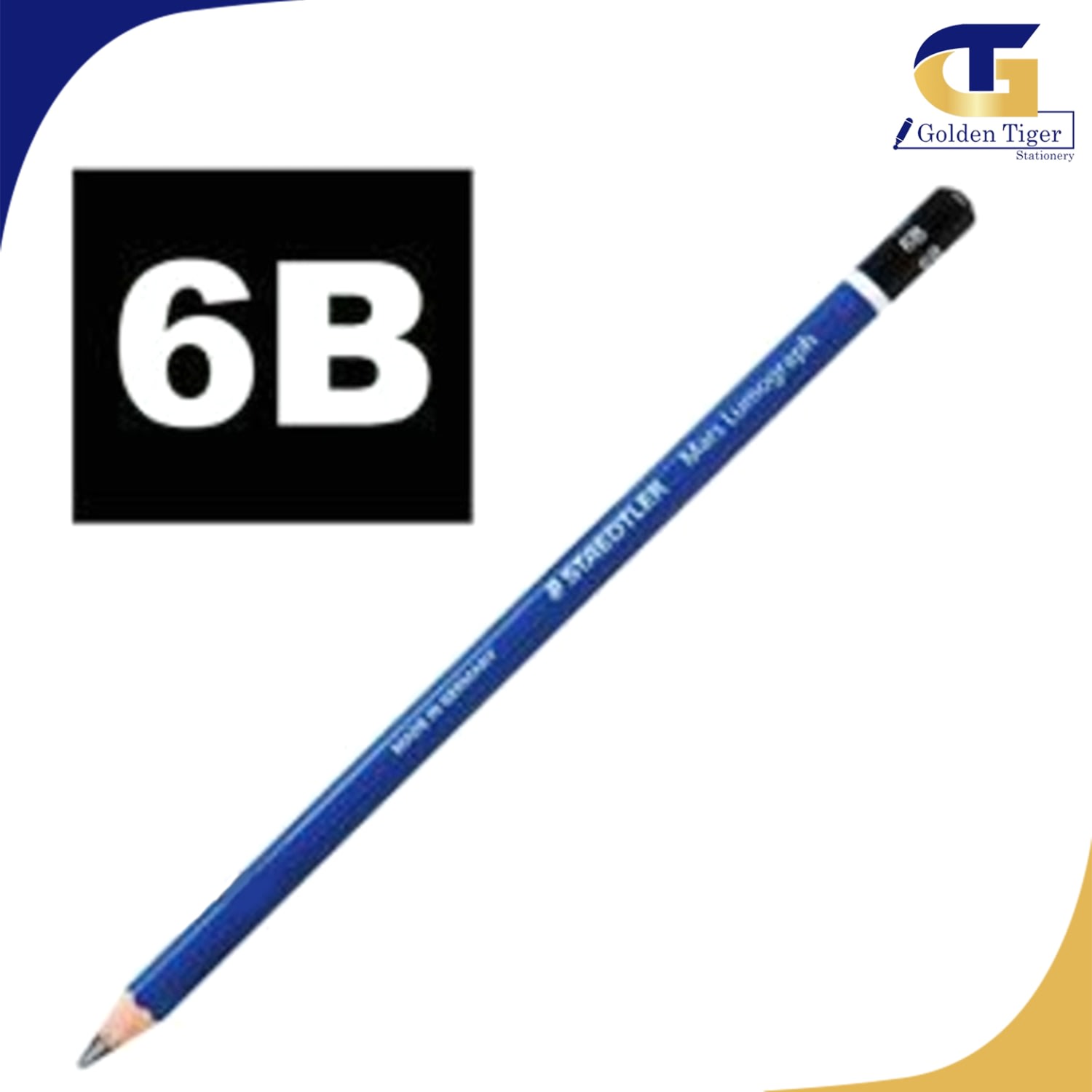 Staedtler Drawing pencil 6B | Golden Tiger Stationery Store