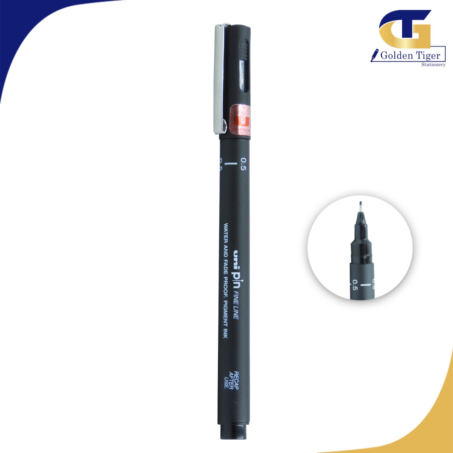 Uni Drawing Pen 0.5 black | Golden Tiger Stationery Store