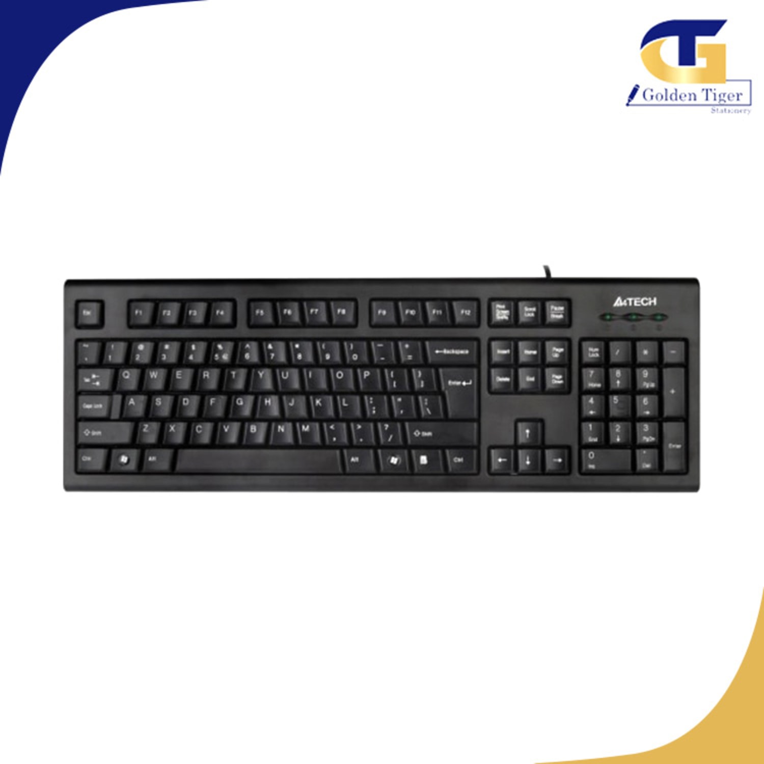 A4 Tech Keyboard | Golden Tiger Stationery Store