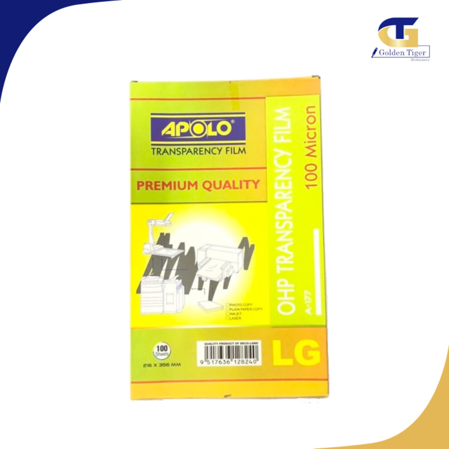 Apolo Film Legal 100 micron | Golden Tiger Stationery Store