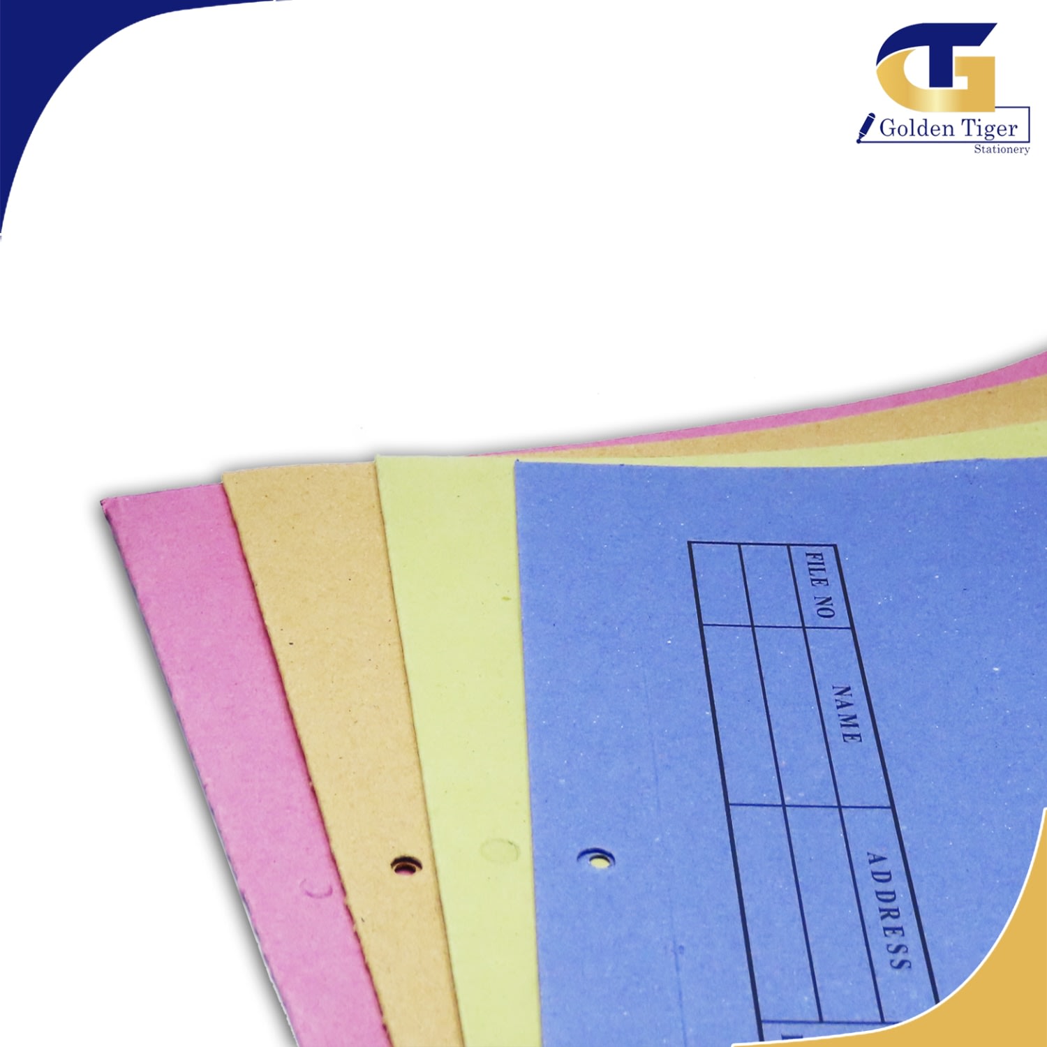 Paper File Color (U Brand/V Brand) (pcs) | Golden Tiger Stationery Store