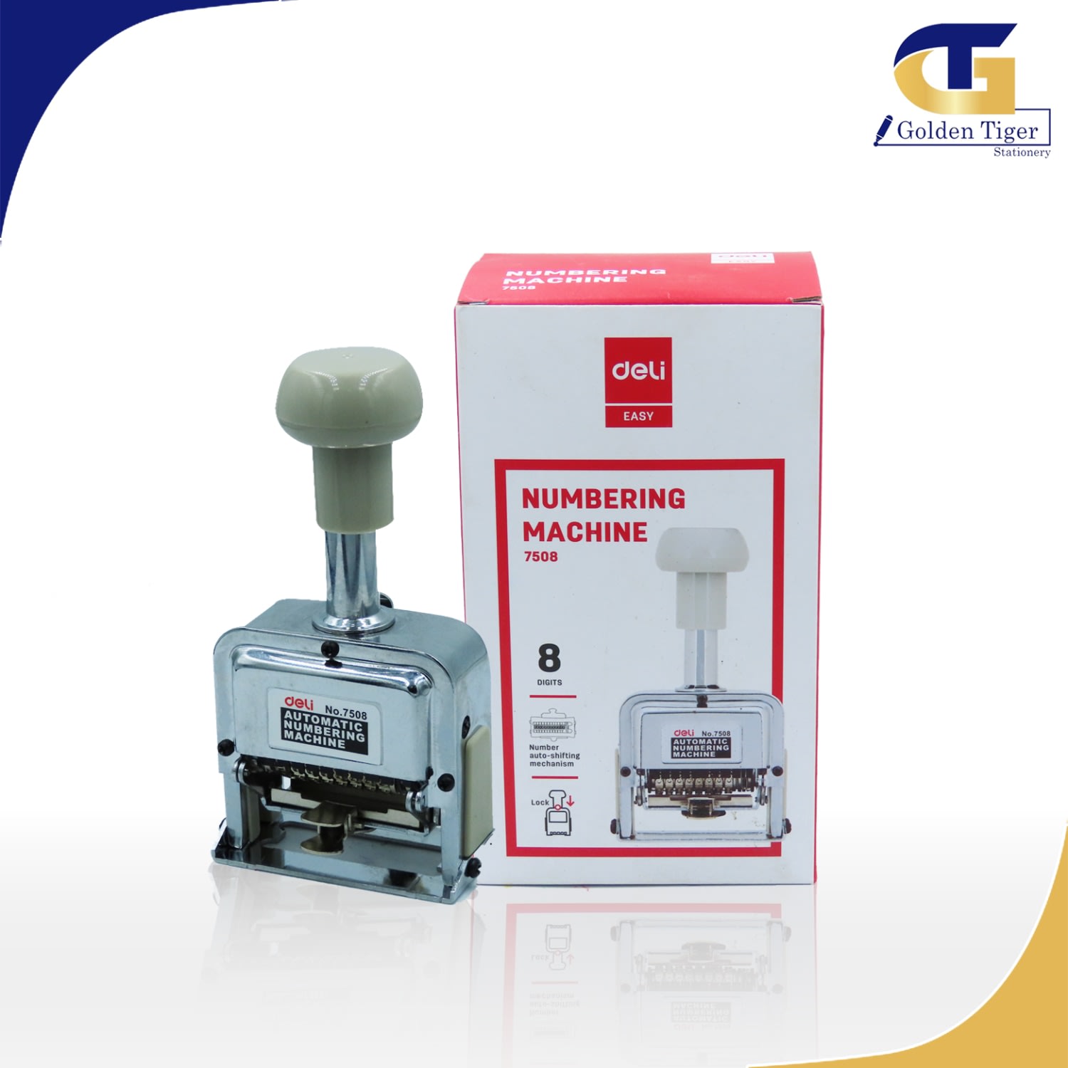 Deli Numbering machine 7508 | Golden Tiger Stationery Store