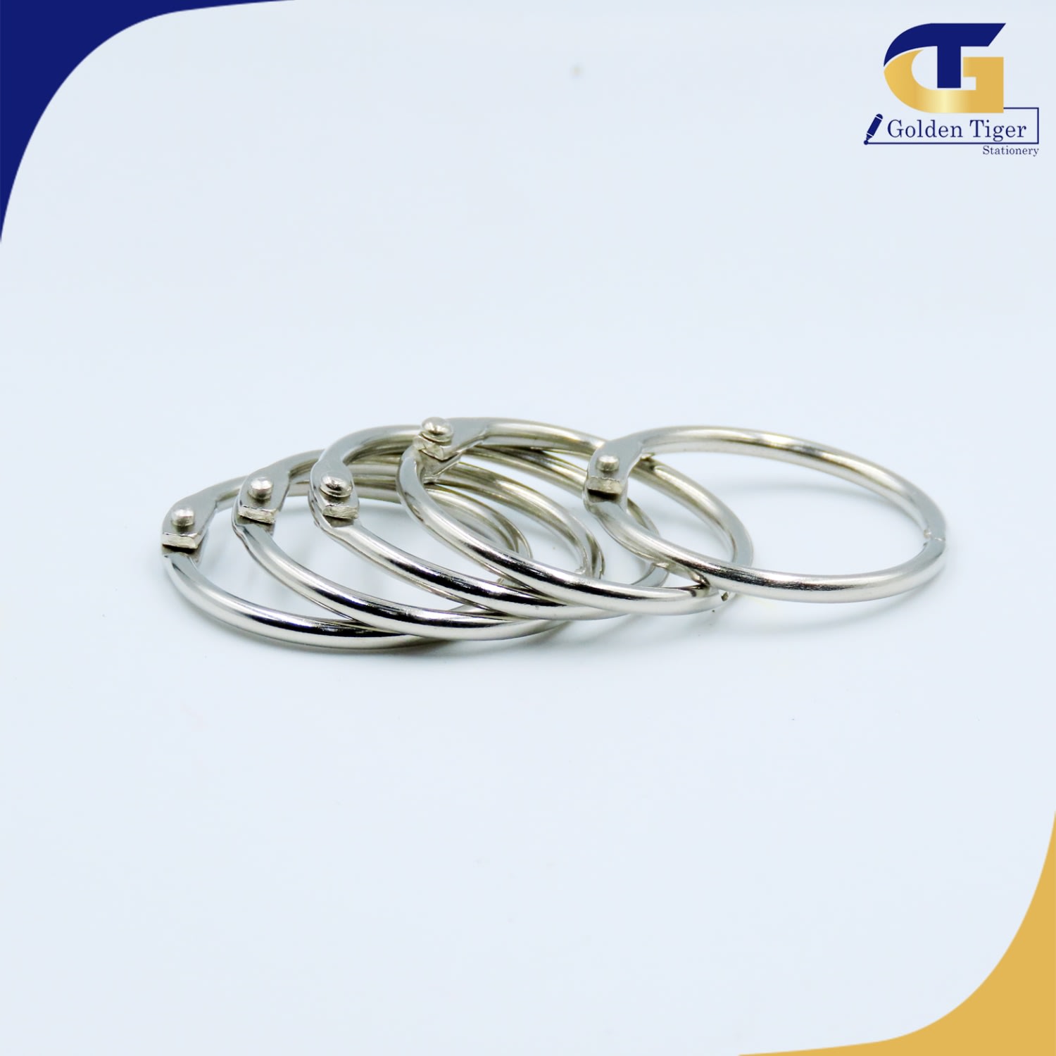 Flash Card Ring Steel 10pcs | Golden Tiger Stationery Store