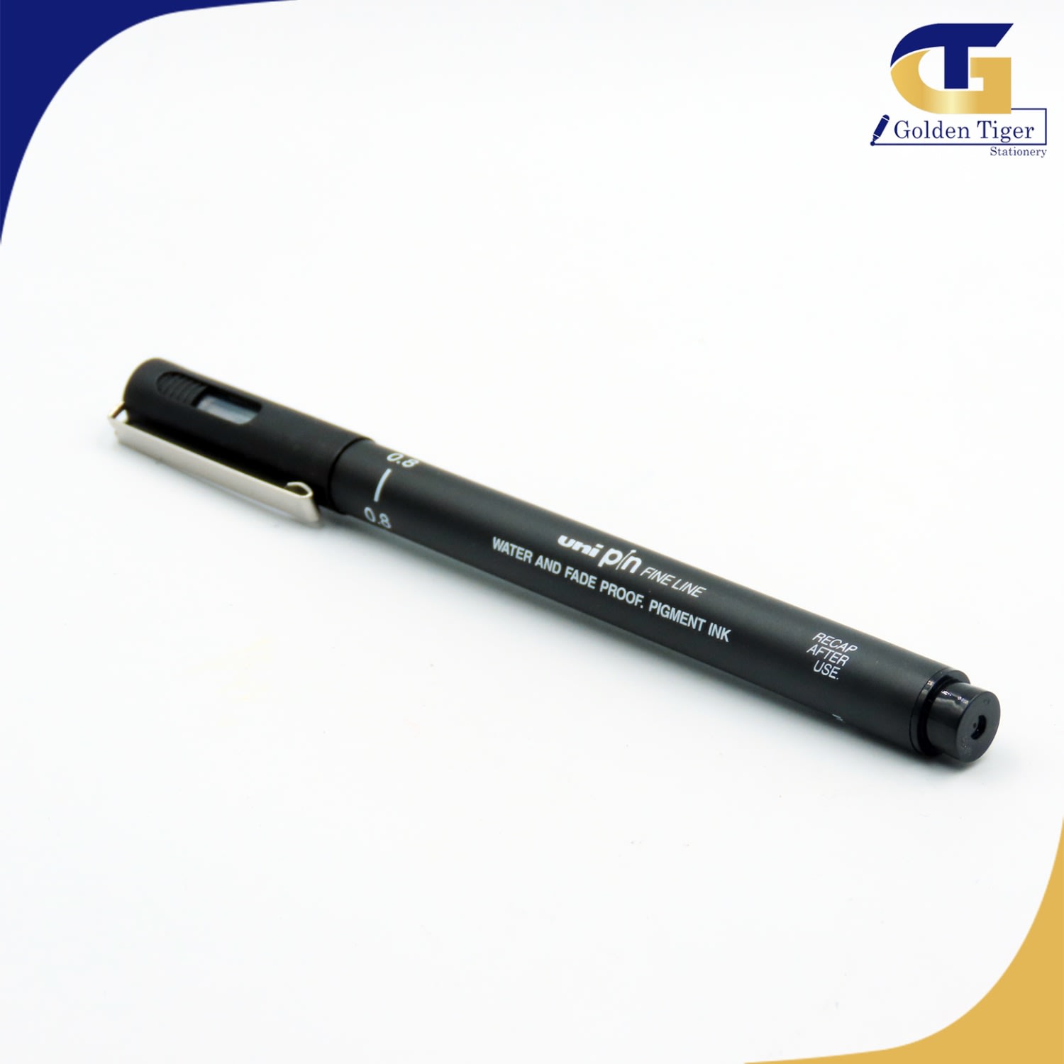 Uni Drawing Pen 0.8black | Golden Tiger Stationery Store