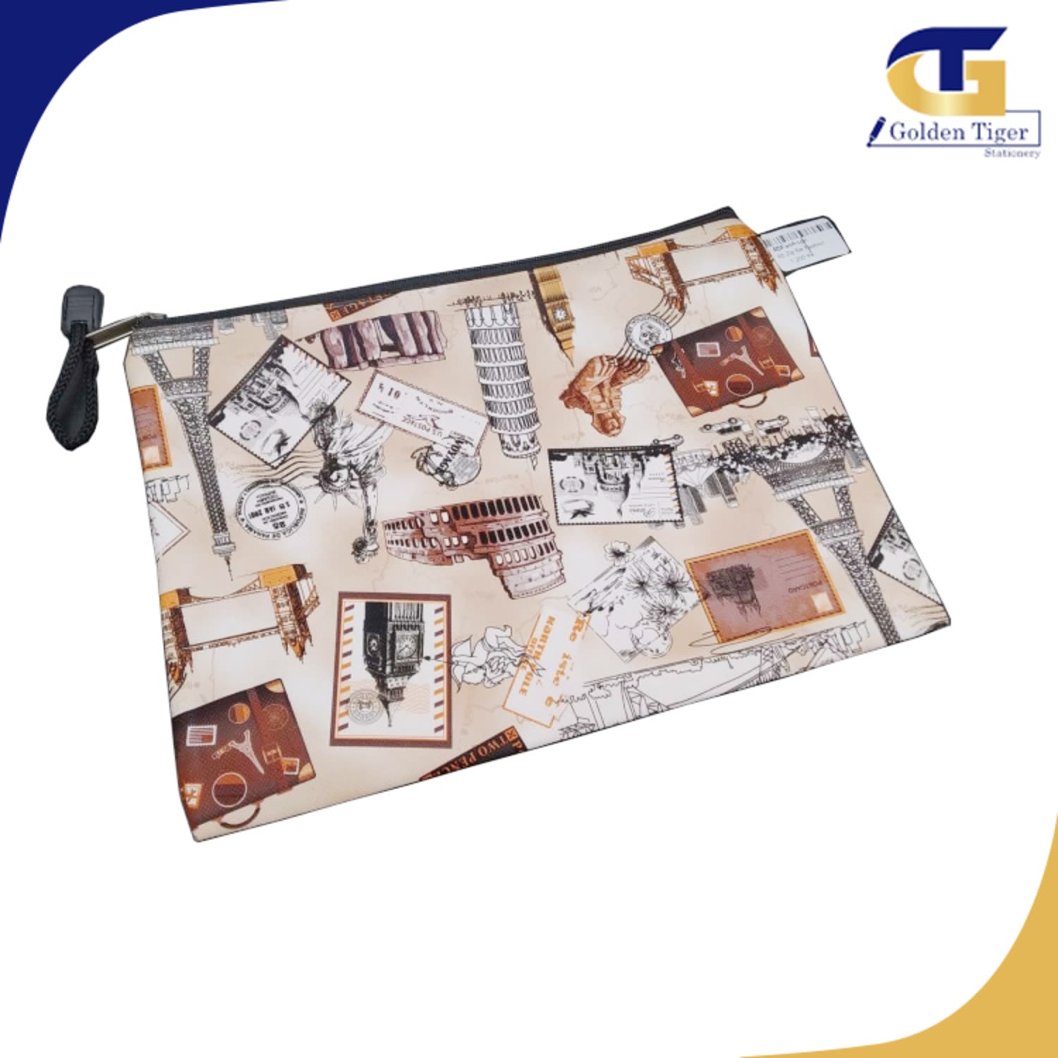 A5 Zip file Fashion | Golden Tiger Stationery Store