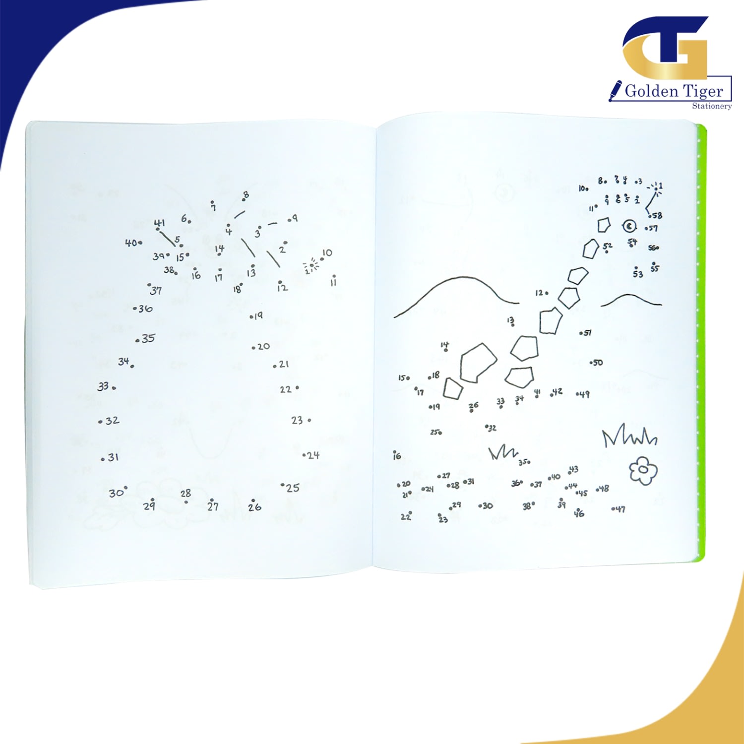 Color Stones Activity Book Dot To Dot & Coloring Book Serie-2 | Golden ...