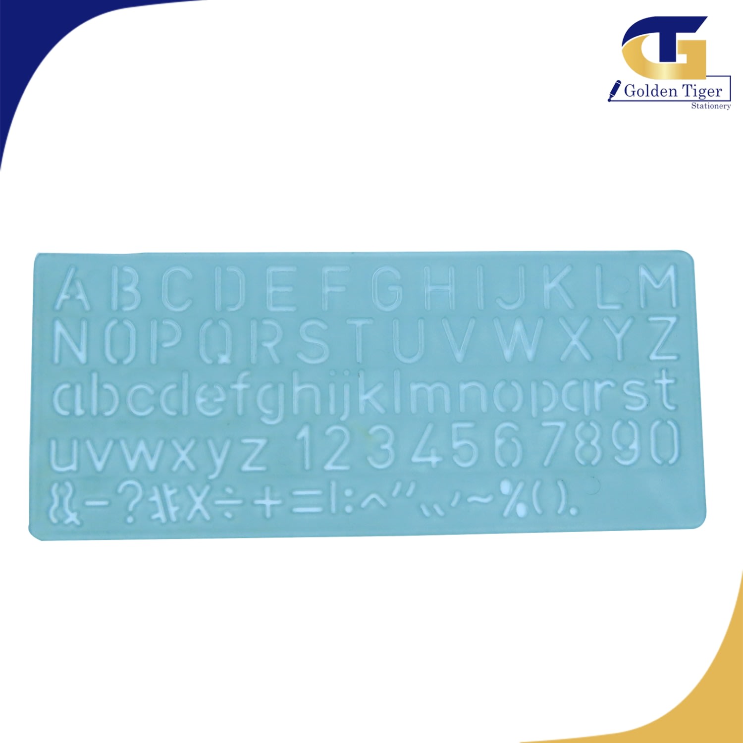 COX Template Lettering Card Stencil (10mm) P1575 | Golden Tiger ...