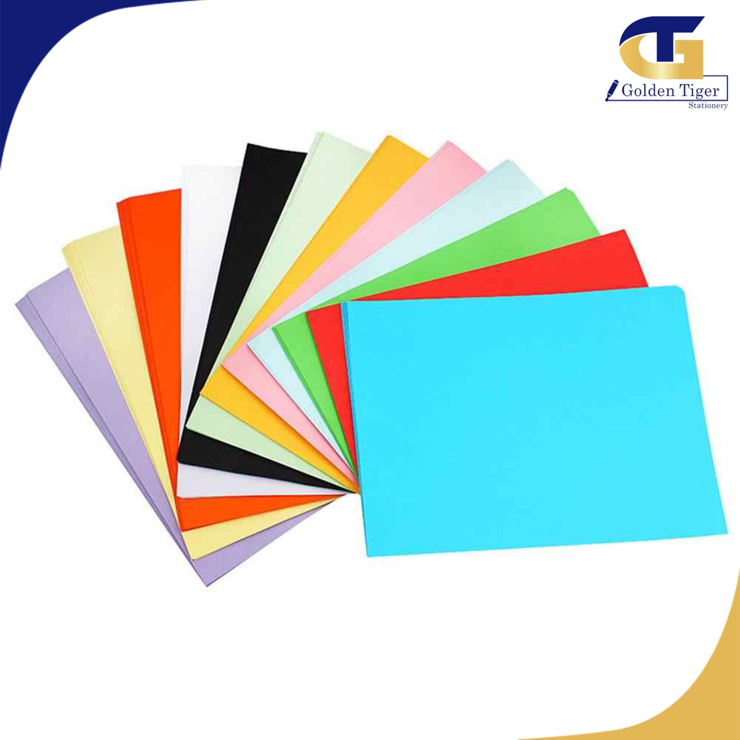 Premium color paper 20sheet ( gr,org,pink,red,yel) CA4731 | Golden ...