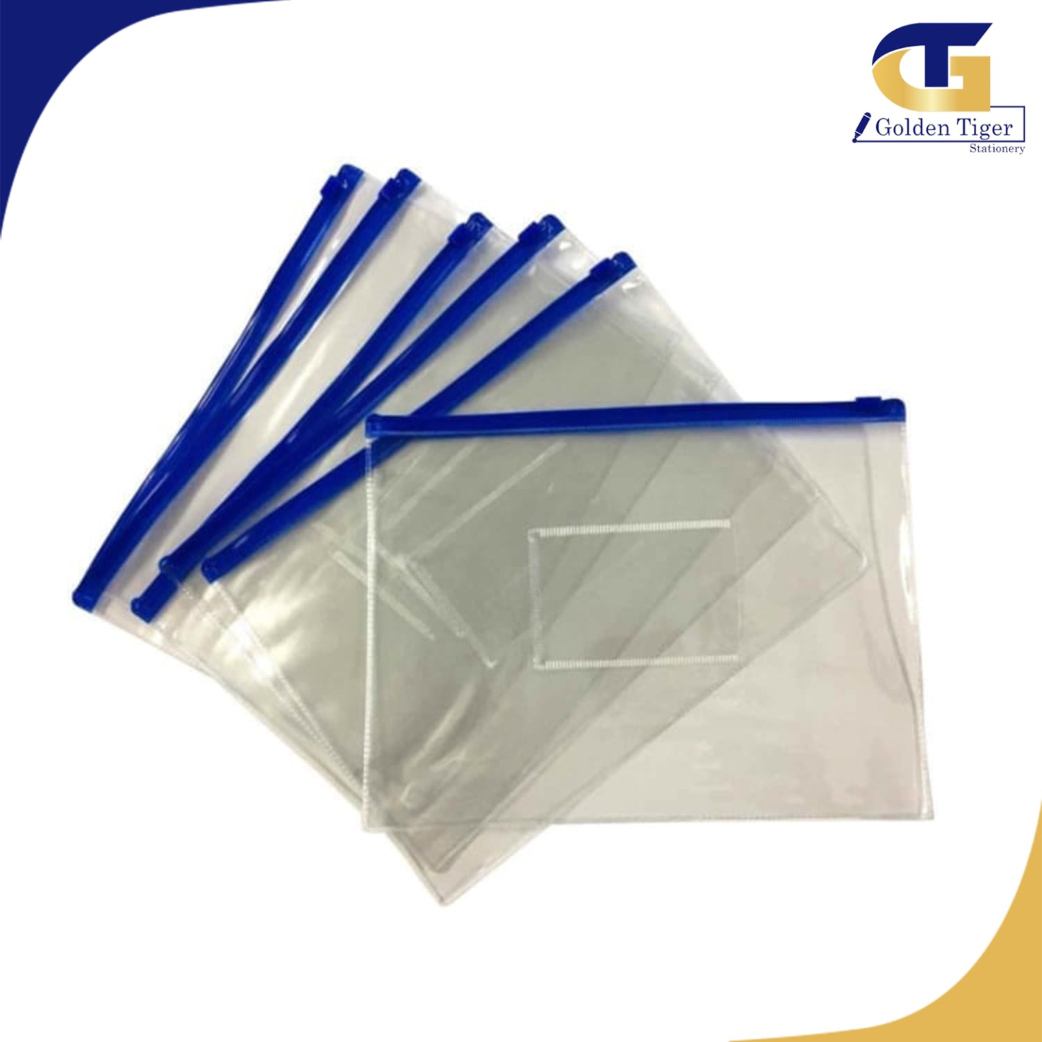 Zip File Clear A5 (Pcs) | Golden Tiger Stationery Store