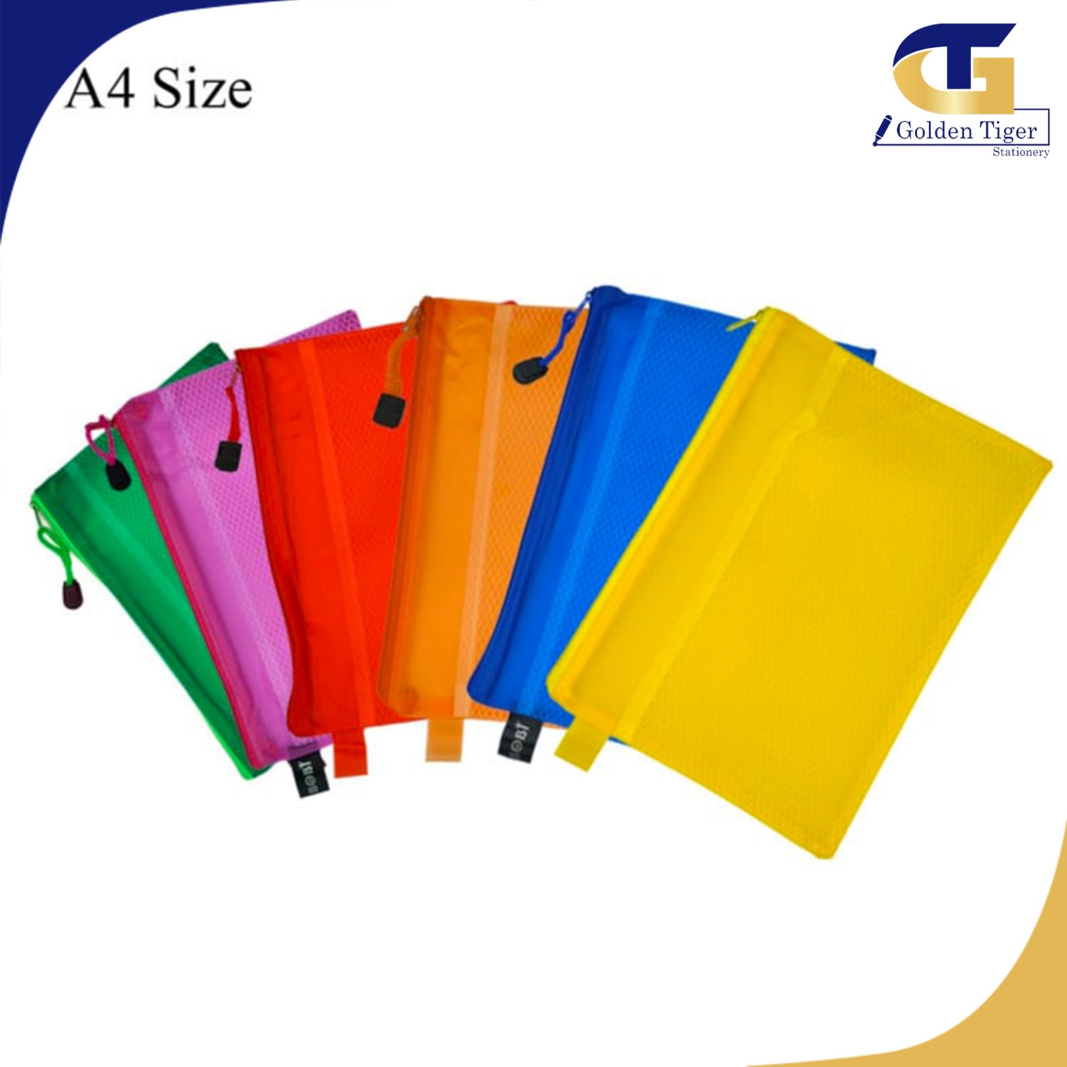 Zip File Moe Kar A4(12pcs/pkt) | Golden Tiger Stationery Store