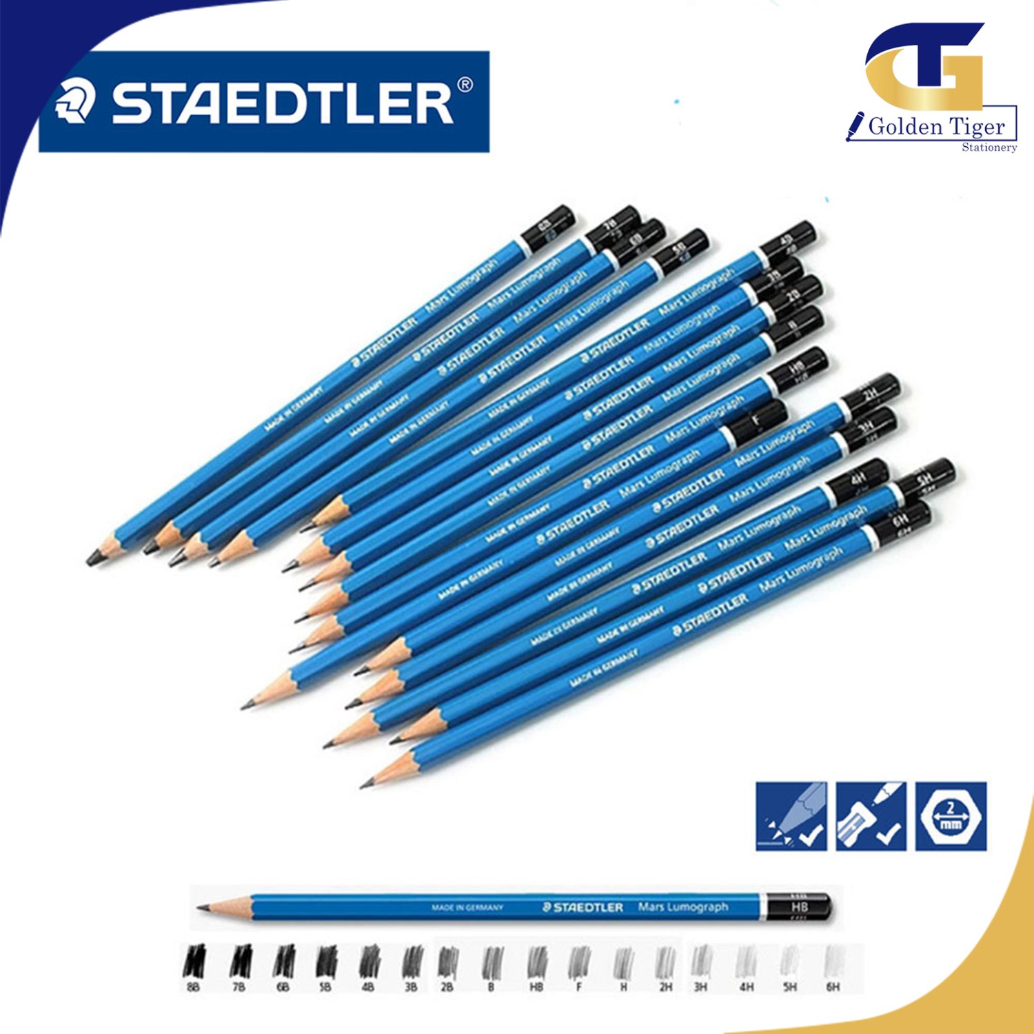 Staedtler Drawing Pencil 5H | Golden Tiger Stationery Store