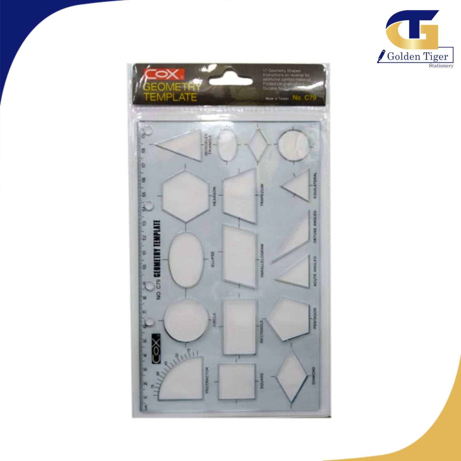 COX Template Geometry C79 | Golden Tiger Stationery Store