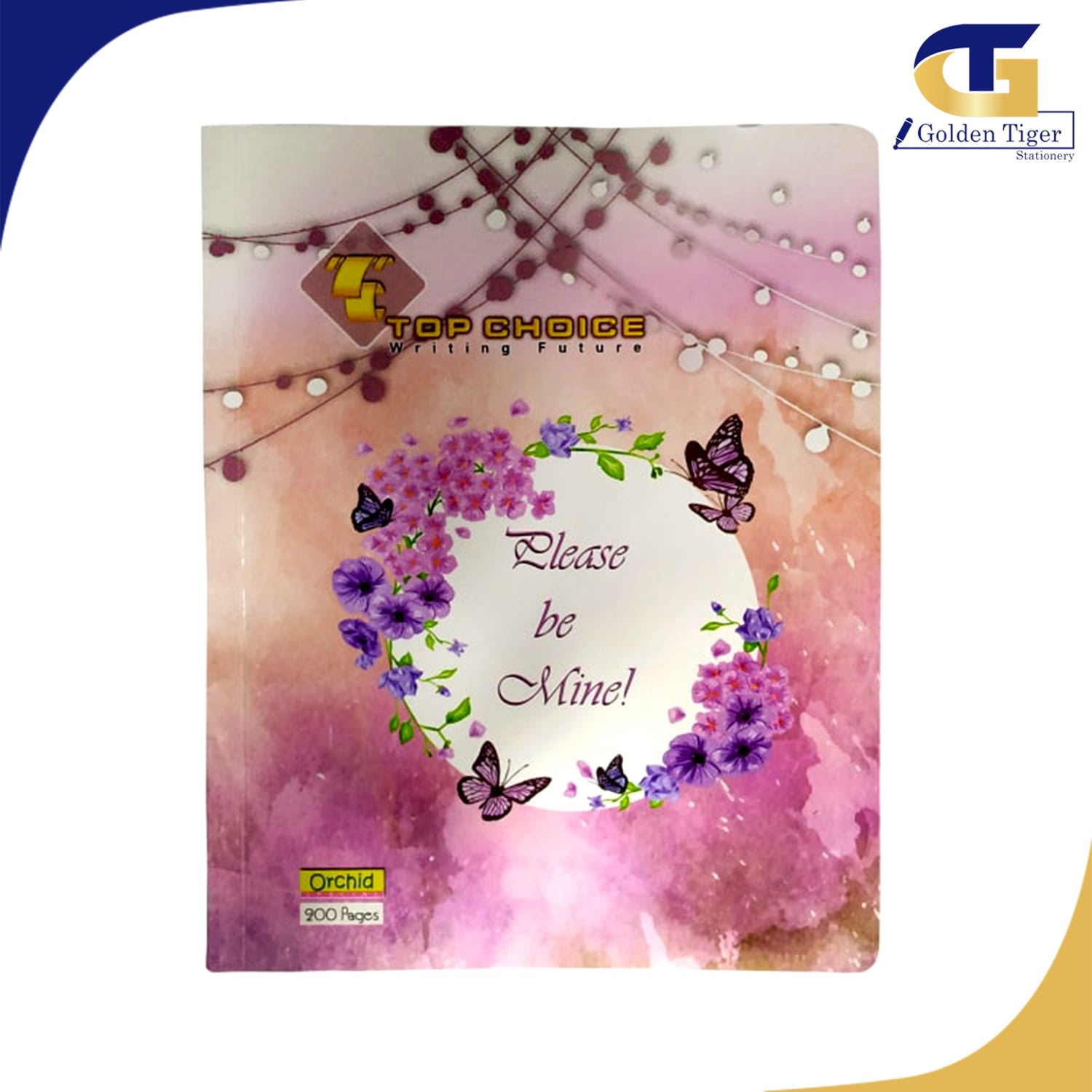 Top Choice Note Book Orchid 200p | Golden Tiger Stationery Store