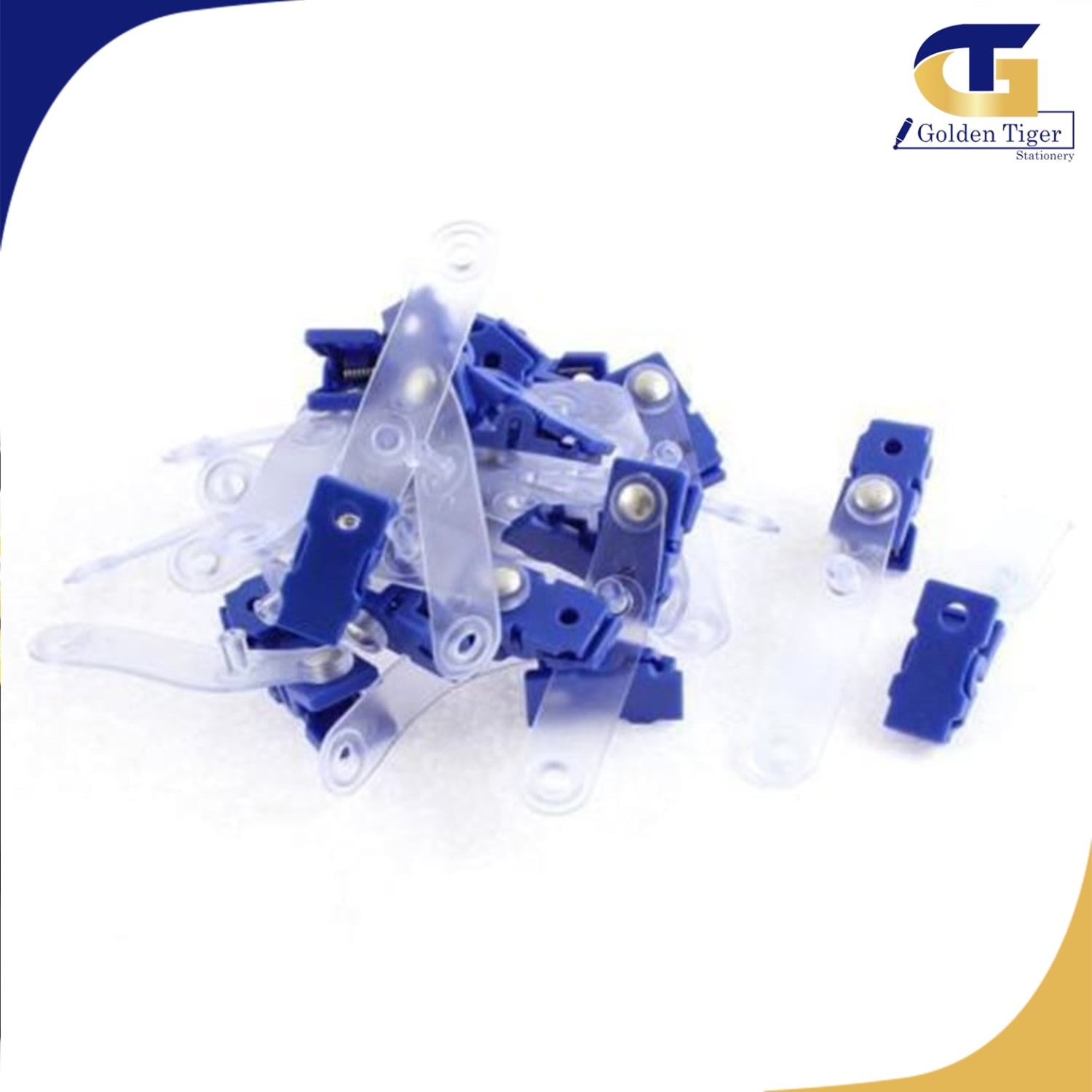 ID Clip Plastic ( 10 Pcs ) | Golden Tiger Stationery Store