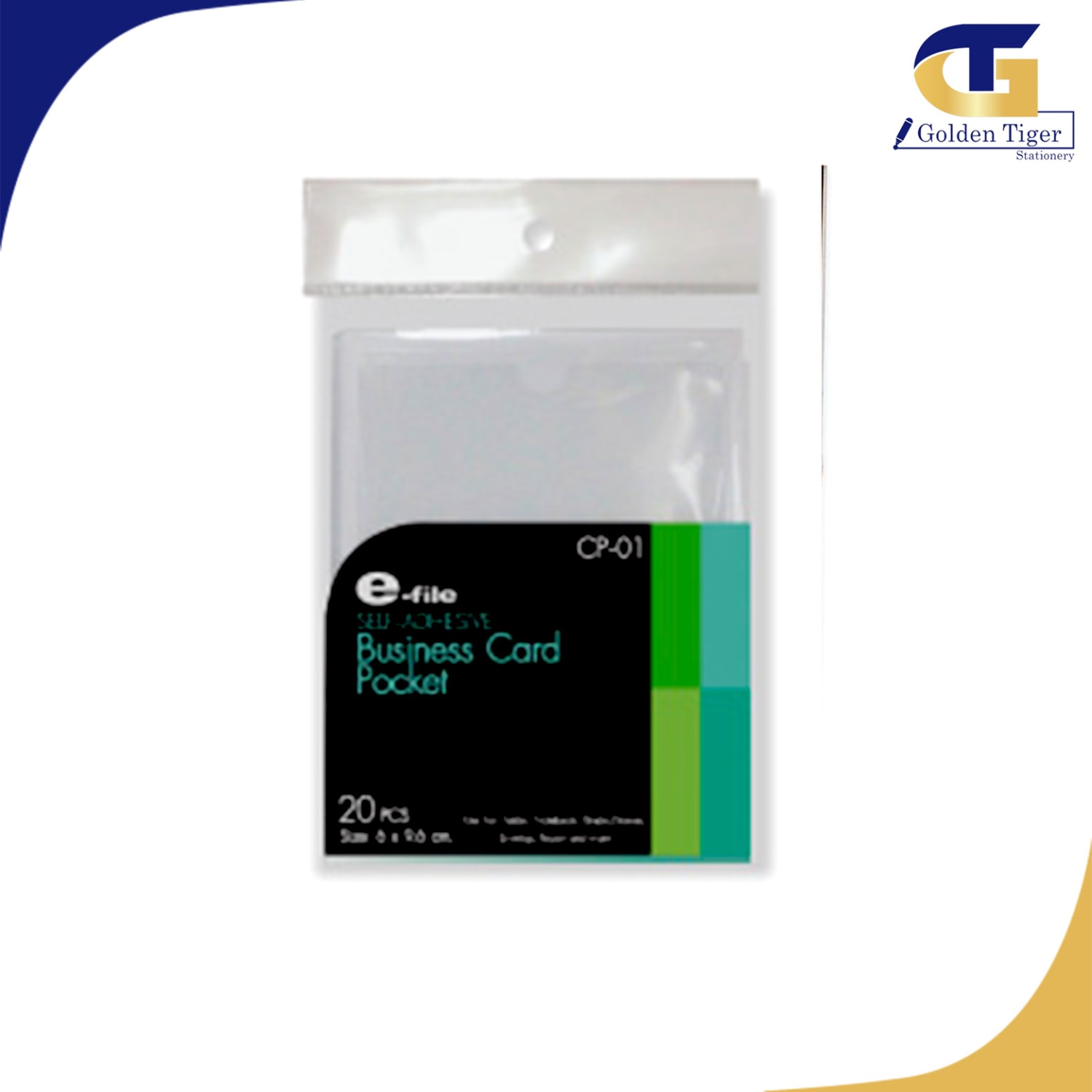 Label Card Pocket CP01 | Golden Tiger Stationery Store