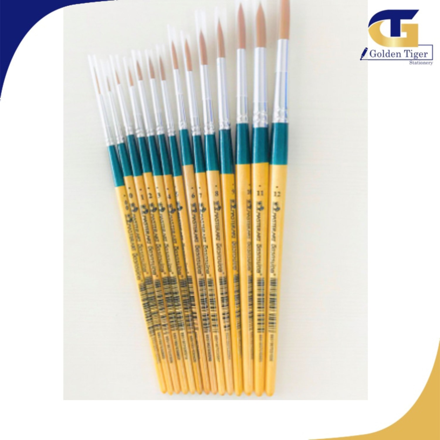 Master Art Brush Round No 12 | Golden Tiger Stationery Store