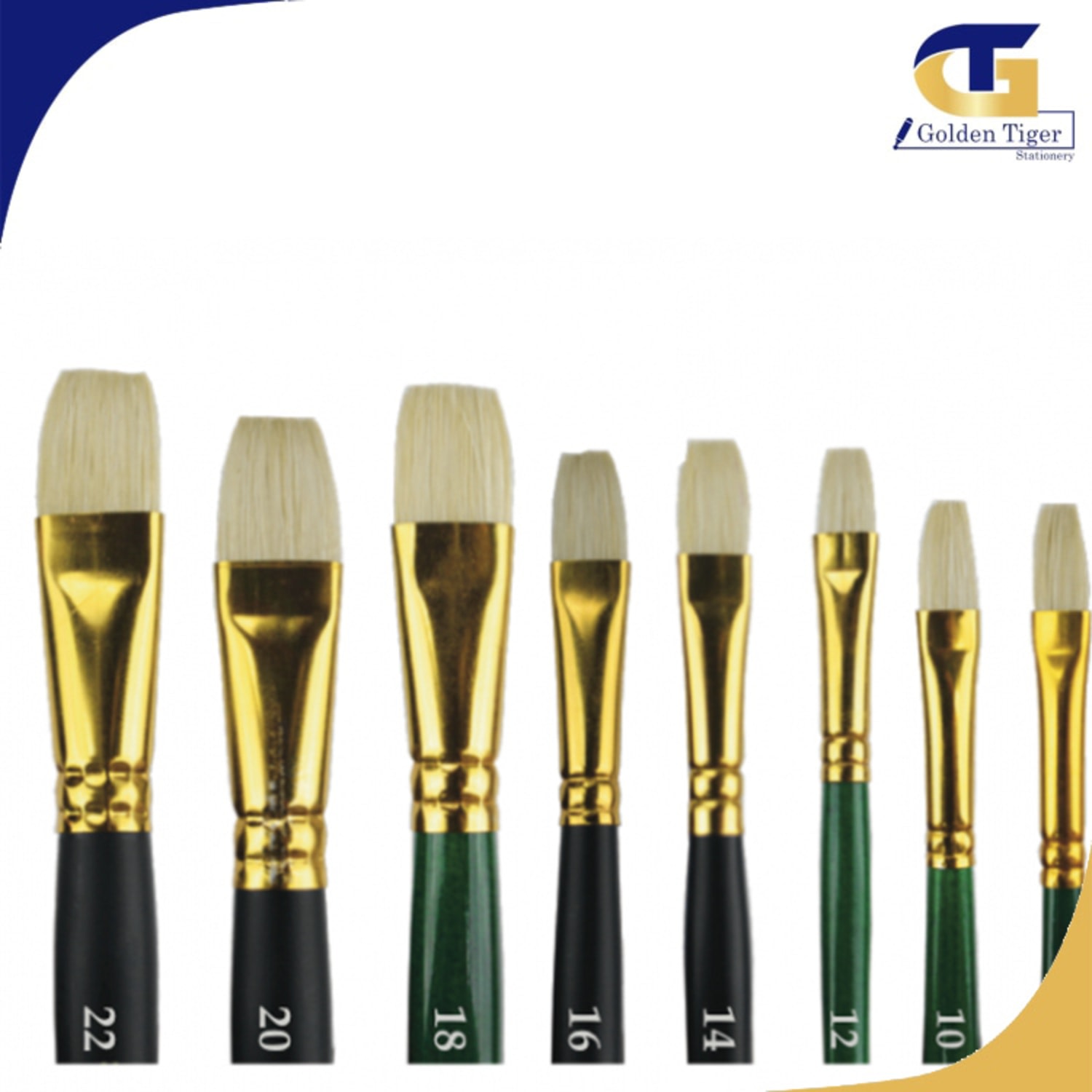 Renaissance Brush Flat No1 | Golden Tiger Stationery Store