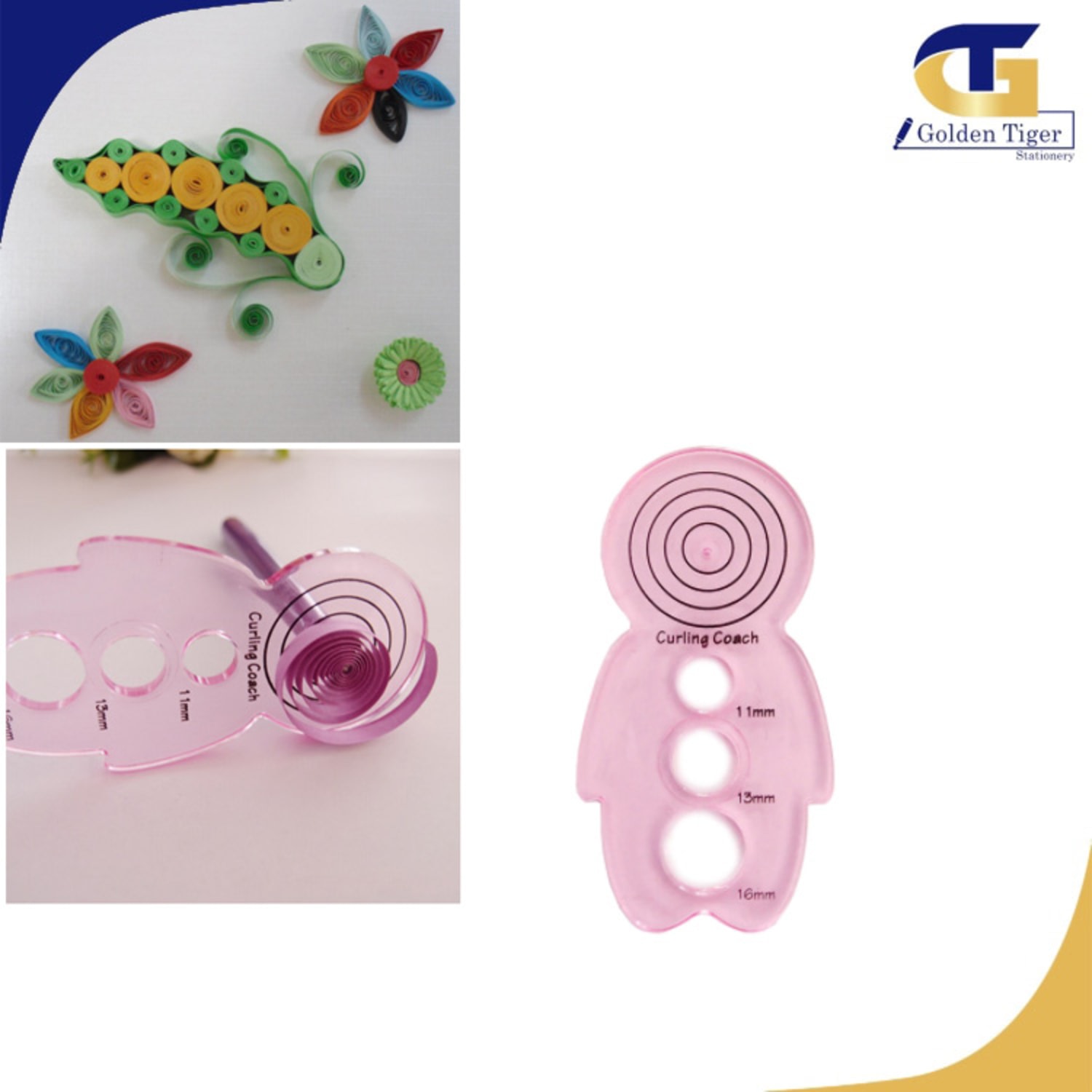 Quilling Curling Coach | Golden Tiger Stationery Store