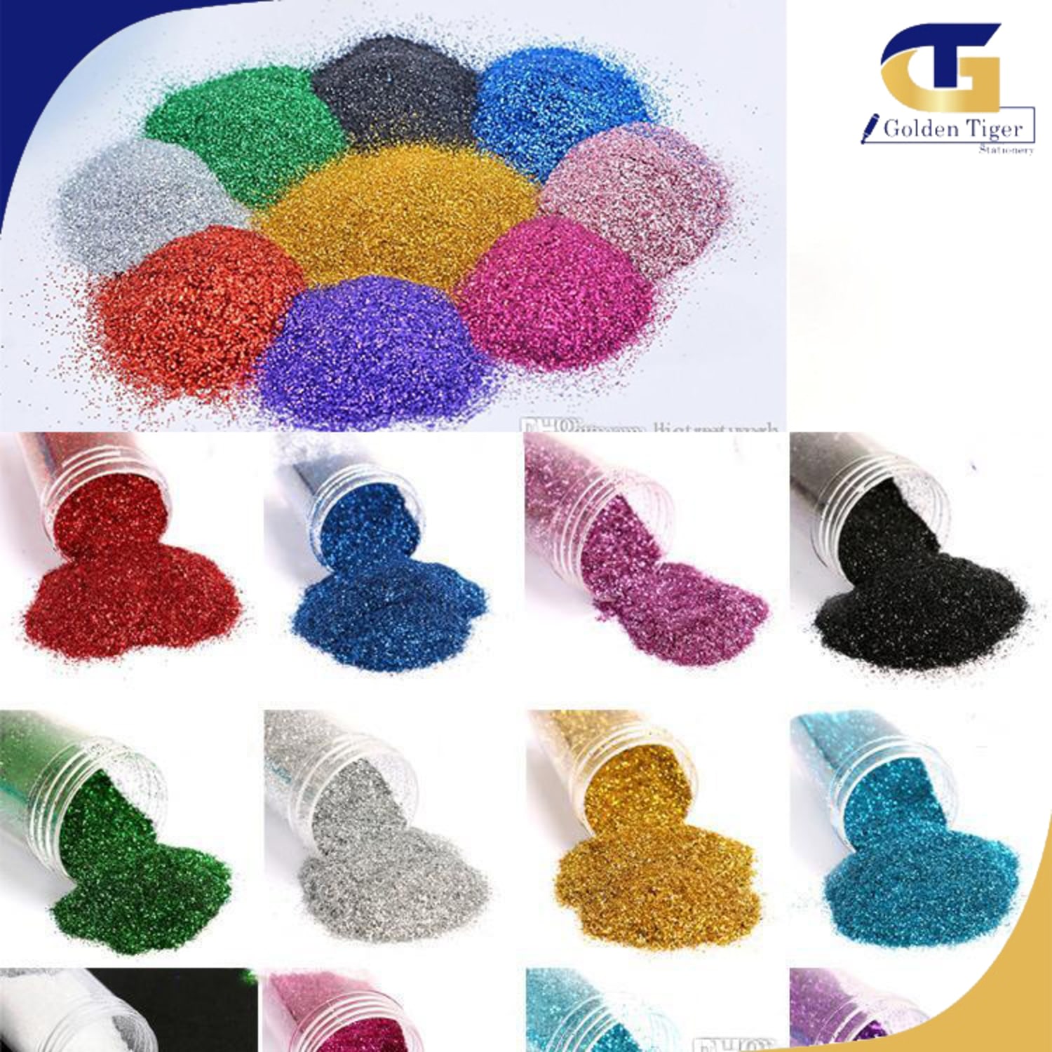 Glitter Powder Pack Small | Golden Tiger Stationery Store