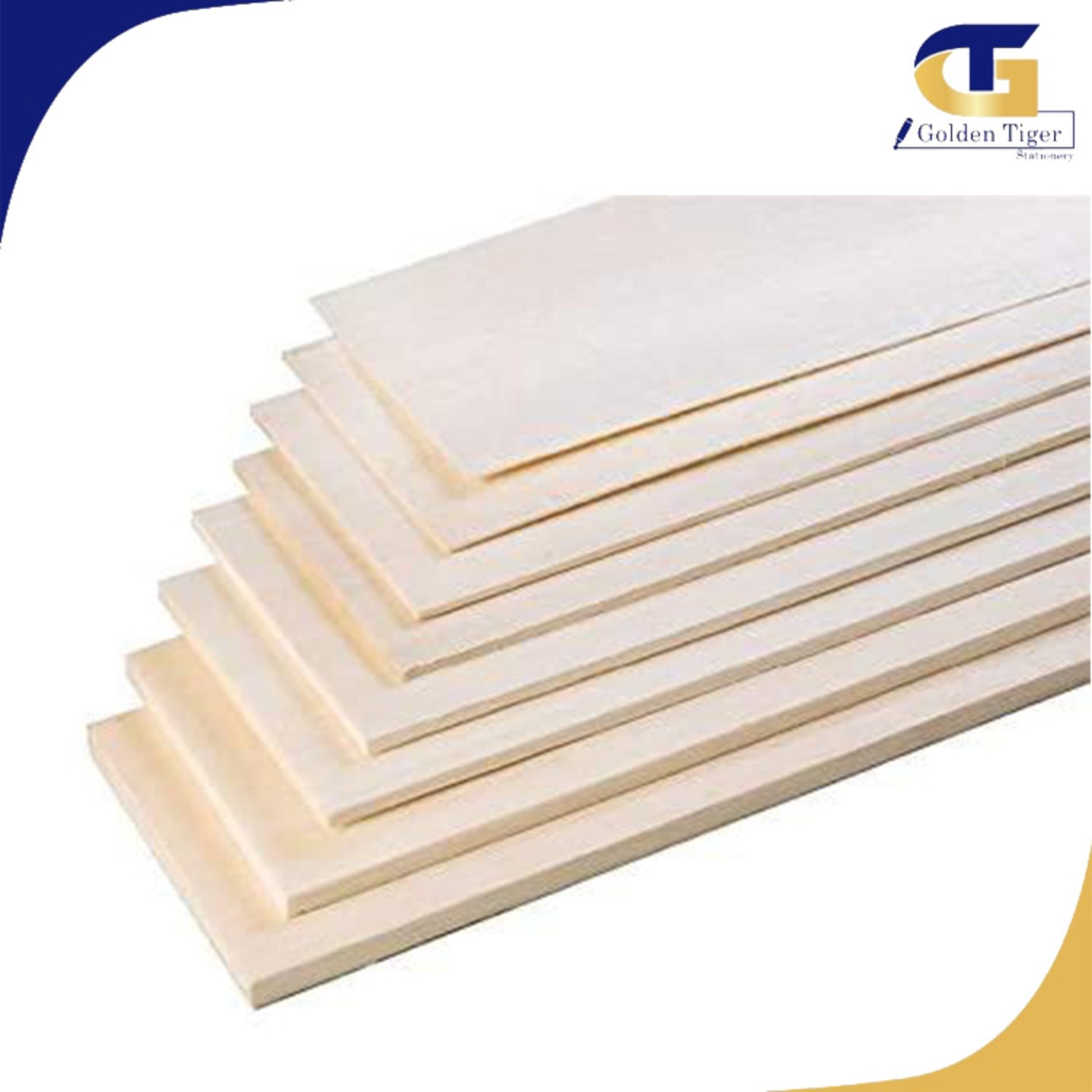 Square Wood Slices 10pcs (4x4inch) | Golden Tiger Stationery Store