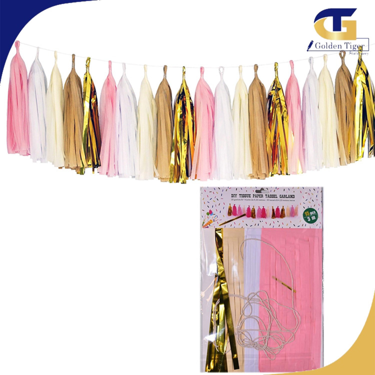 Party Hanging Banner | Golden Tiger Stationery Store