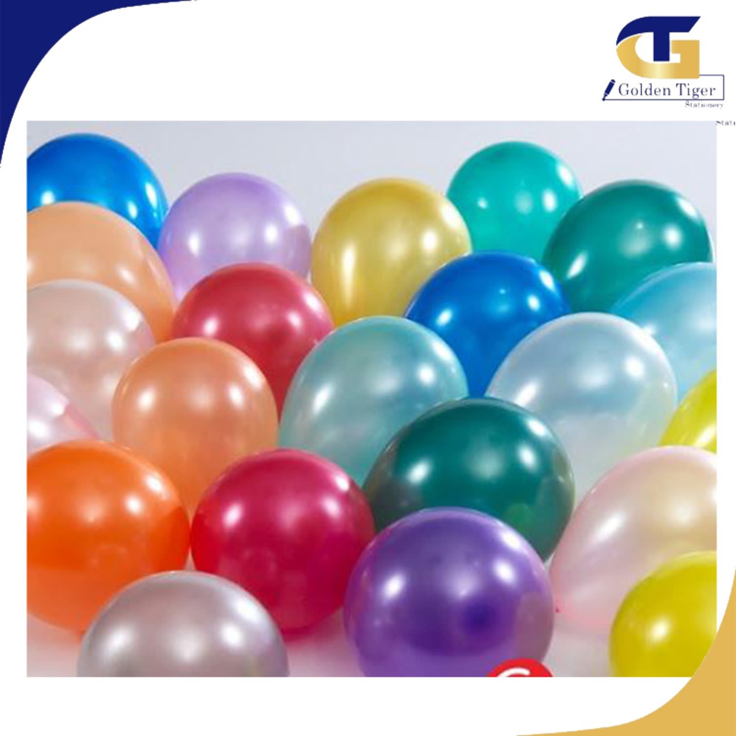 Balloon(Pearl-50pcs) | Golden Tiger Stationery Store