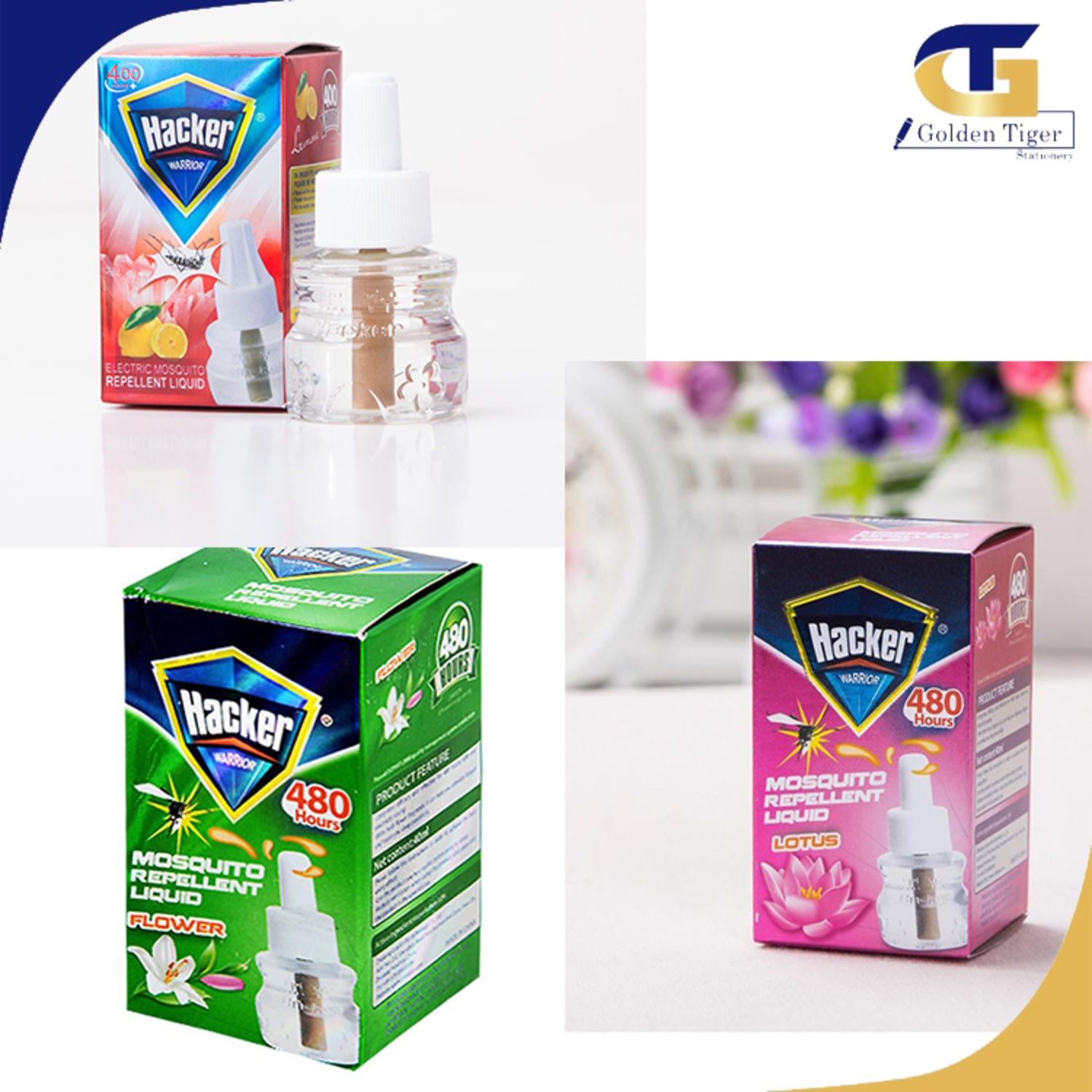Hacker Mosquito Repellent Liquid Refill ခြင်ဆေးrefillရည် | Golden Tiger ...