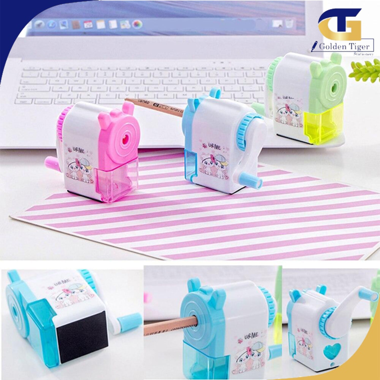 Hand Crank Sharpener Smart All Design 2 | Golden Tiger Stationery Store