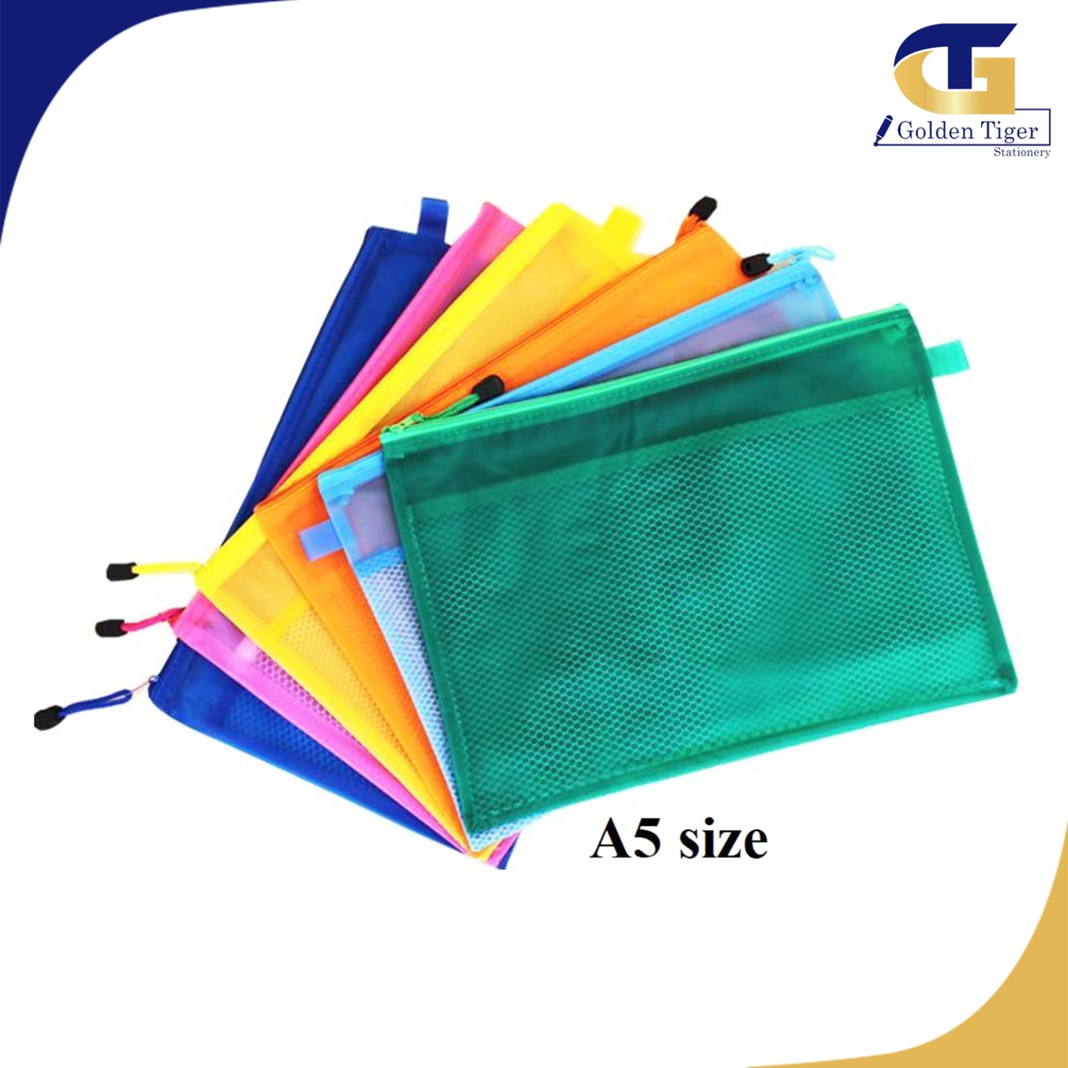 Zip File Moe Kar A5 (12pcs/pkt) | Golden Tiger Stationery Store