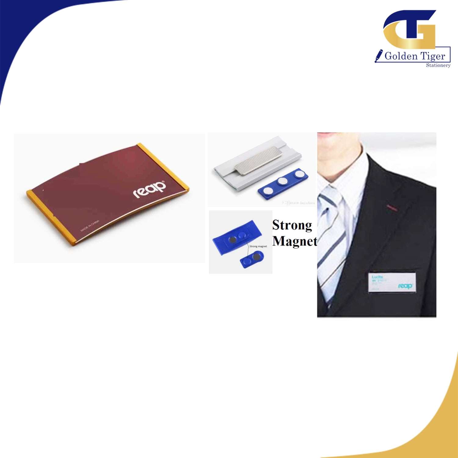 Magnet ID card / Name Badge | Golden Tiger Stationery Store