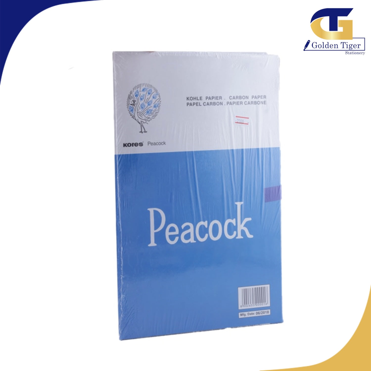 Peacock Carbon Paper ( Blue ) | Golden Tiger Stationery Store