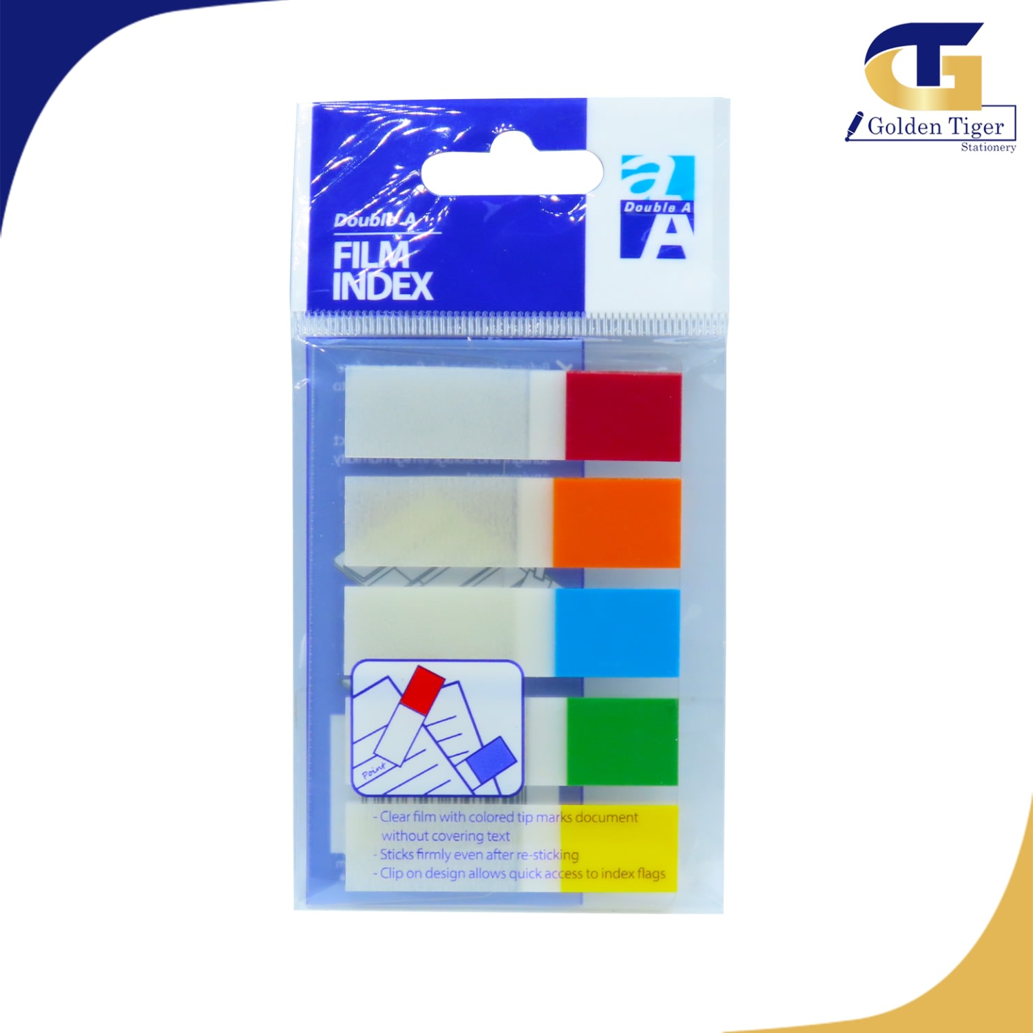 Double A clear index | Golden Tiger Stationery Store