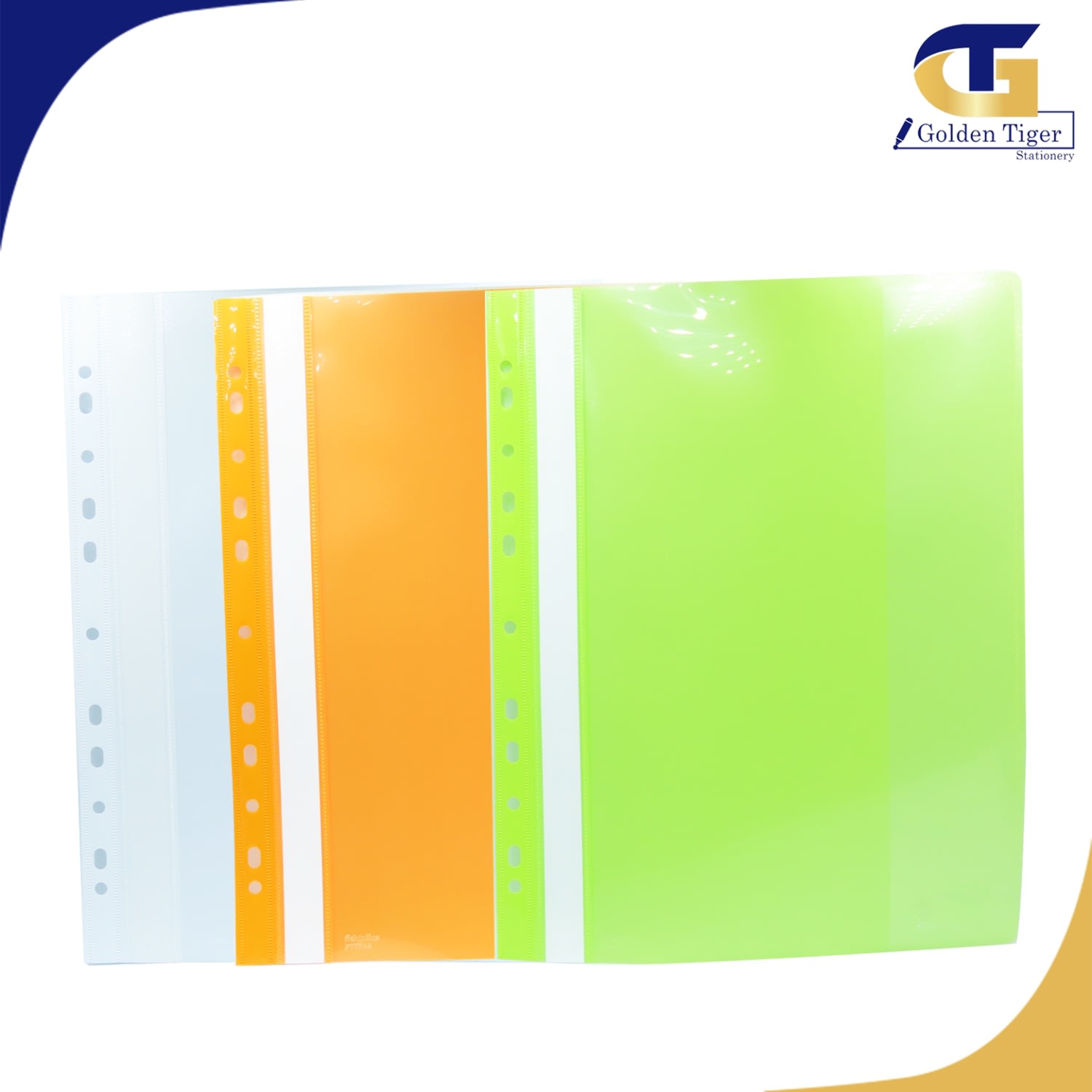 Office file A4 with hole ( PP flat A4 )(pcs) | Golden Tiger Stationery ...