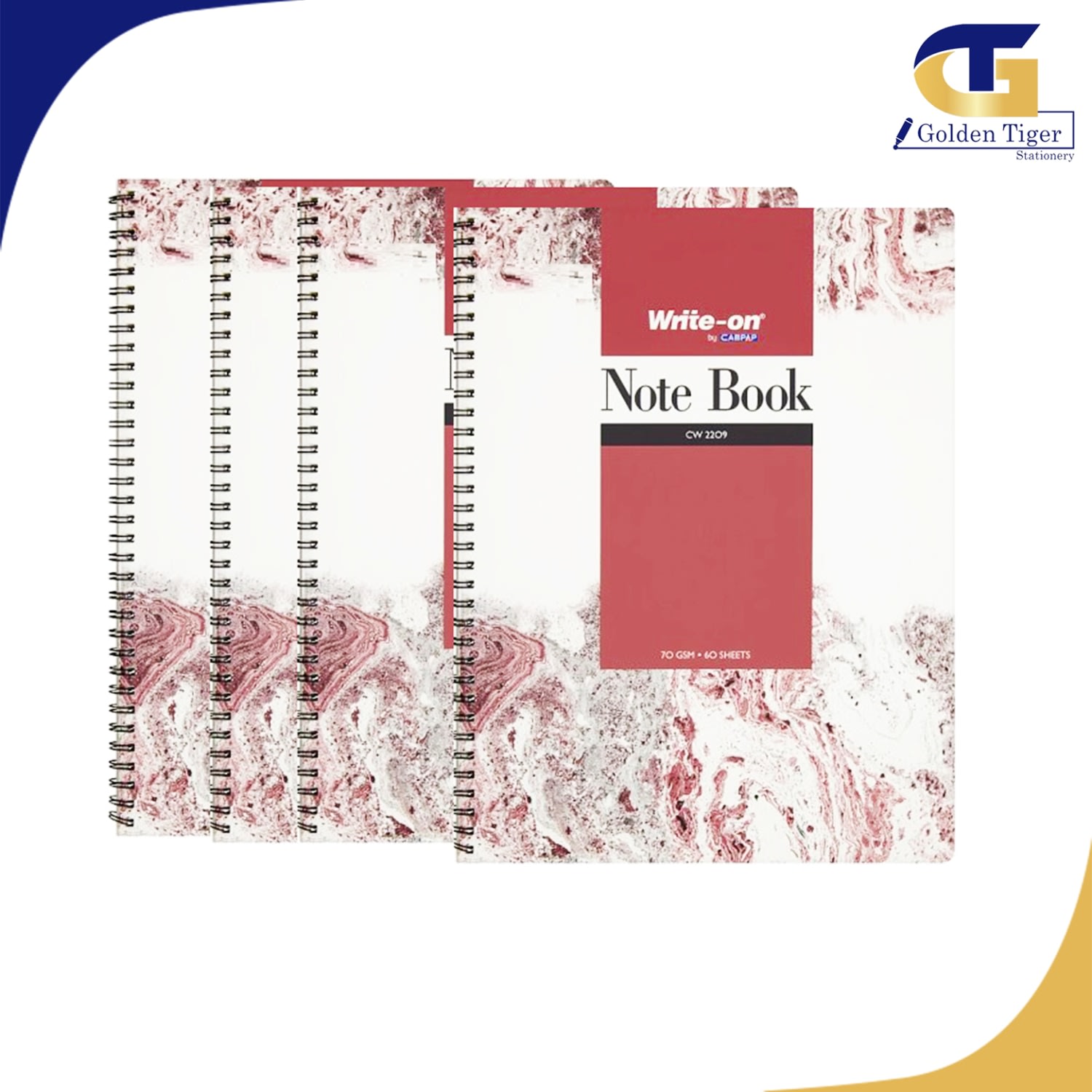 Campap Ring Note Book A4 CW2209 (10pcs/Pkt) | Golden Tiger Stationery Store
