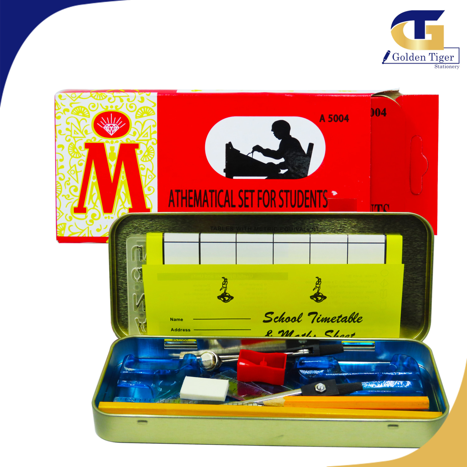 M compass Diamond Maths ထောက်ချွန်အစုံပါMကွန်ပါဘူး | Golden Tiger ...