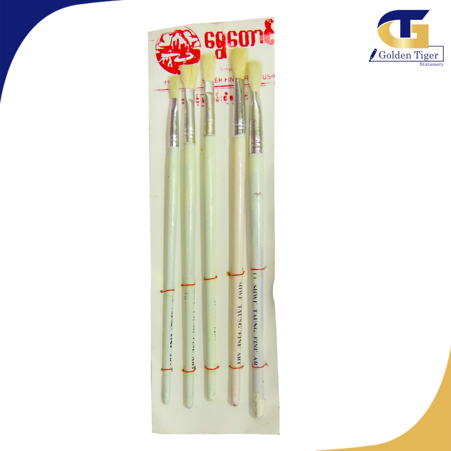 Shwe taung brush 1to5 | Golden Tiger Stationery Store