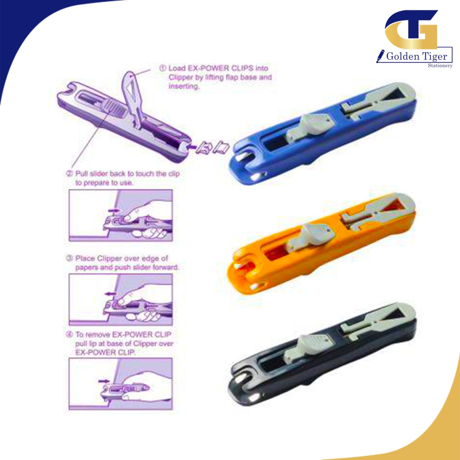Power Clipper | Golden Tiger Stationery Store