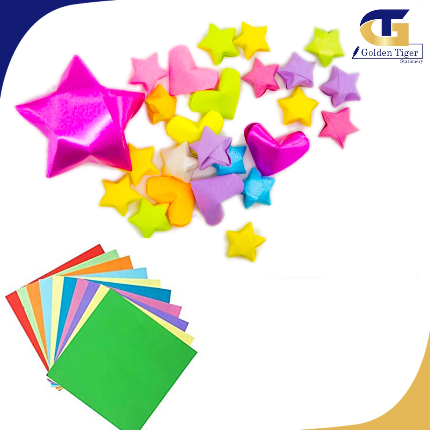 Color stones Origami Paper Small | Golden Tiger Stationery Store