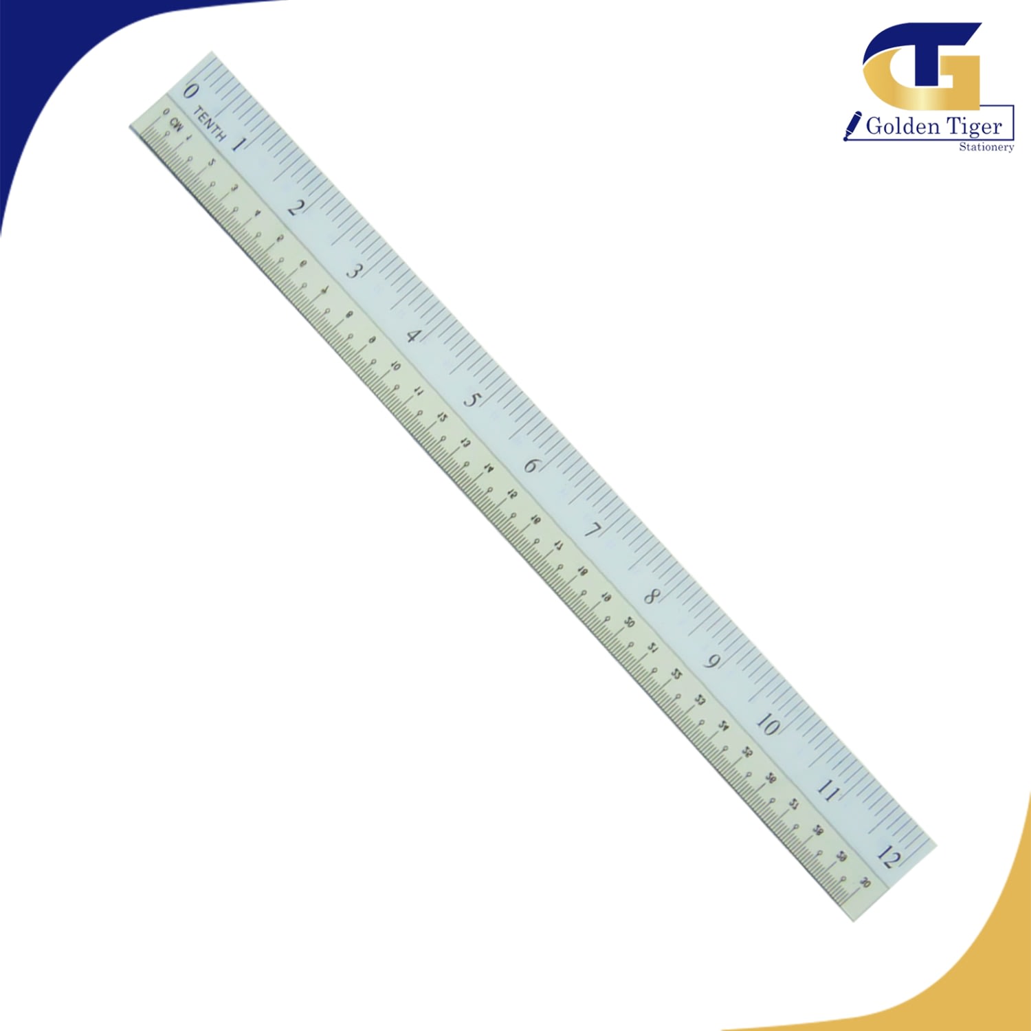 Kyauke Kyaw Ruler 12inch Thin | Golden Tiger Stationery Store