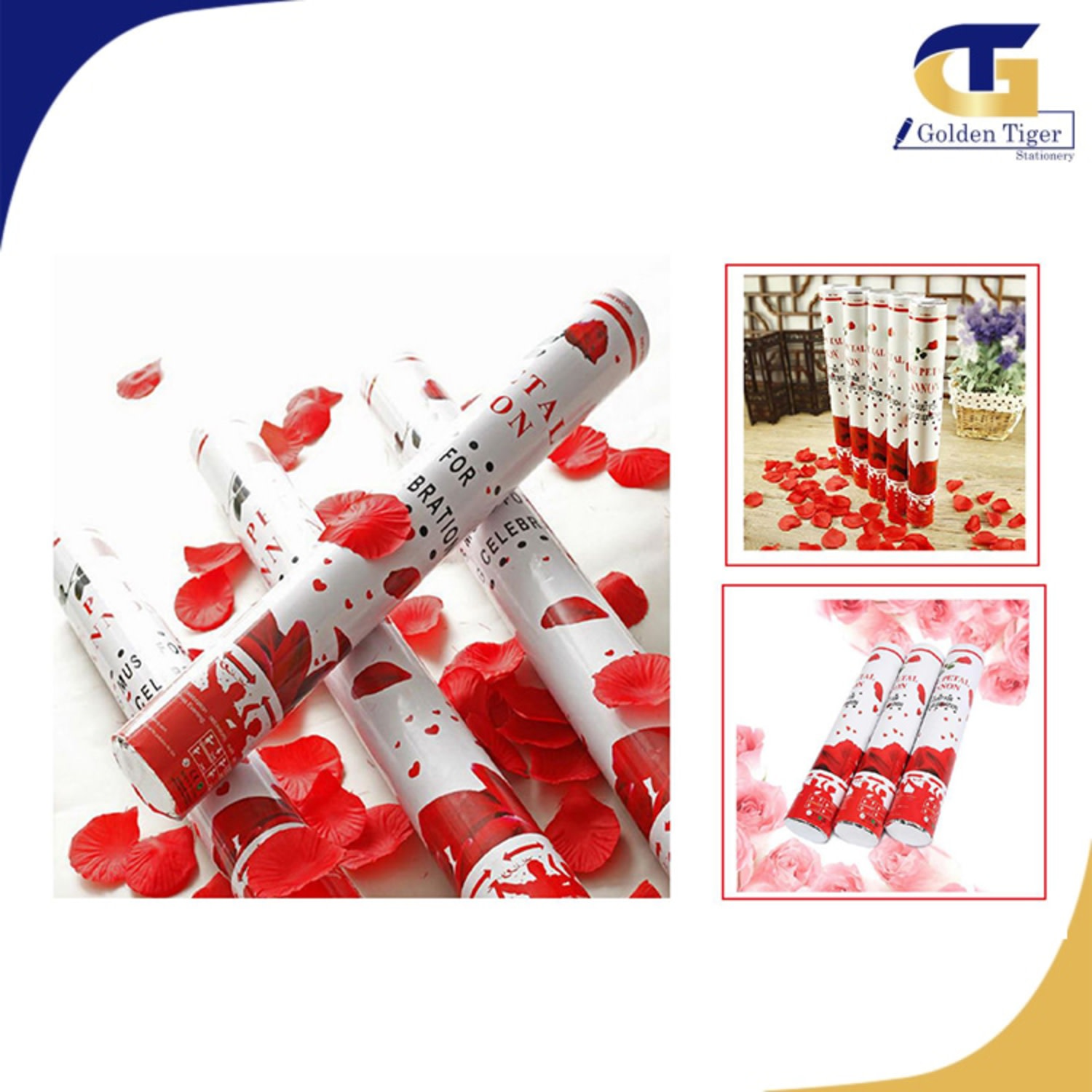 Party Popper Valentine Day Flower | Golden Tiger Stationery Store