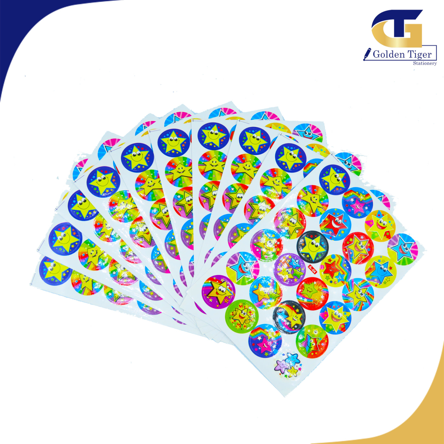 Reward sticker 14cm | Golden Tiger Stationery Store