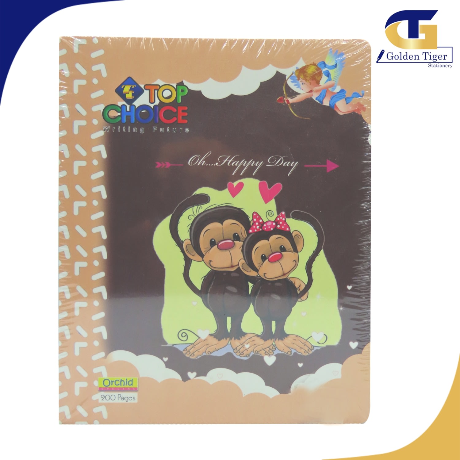 Top Choice Note Book Orchid 200p (6pcs/pkt) | Golden Tiger Stationery Store