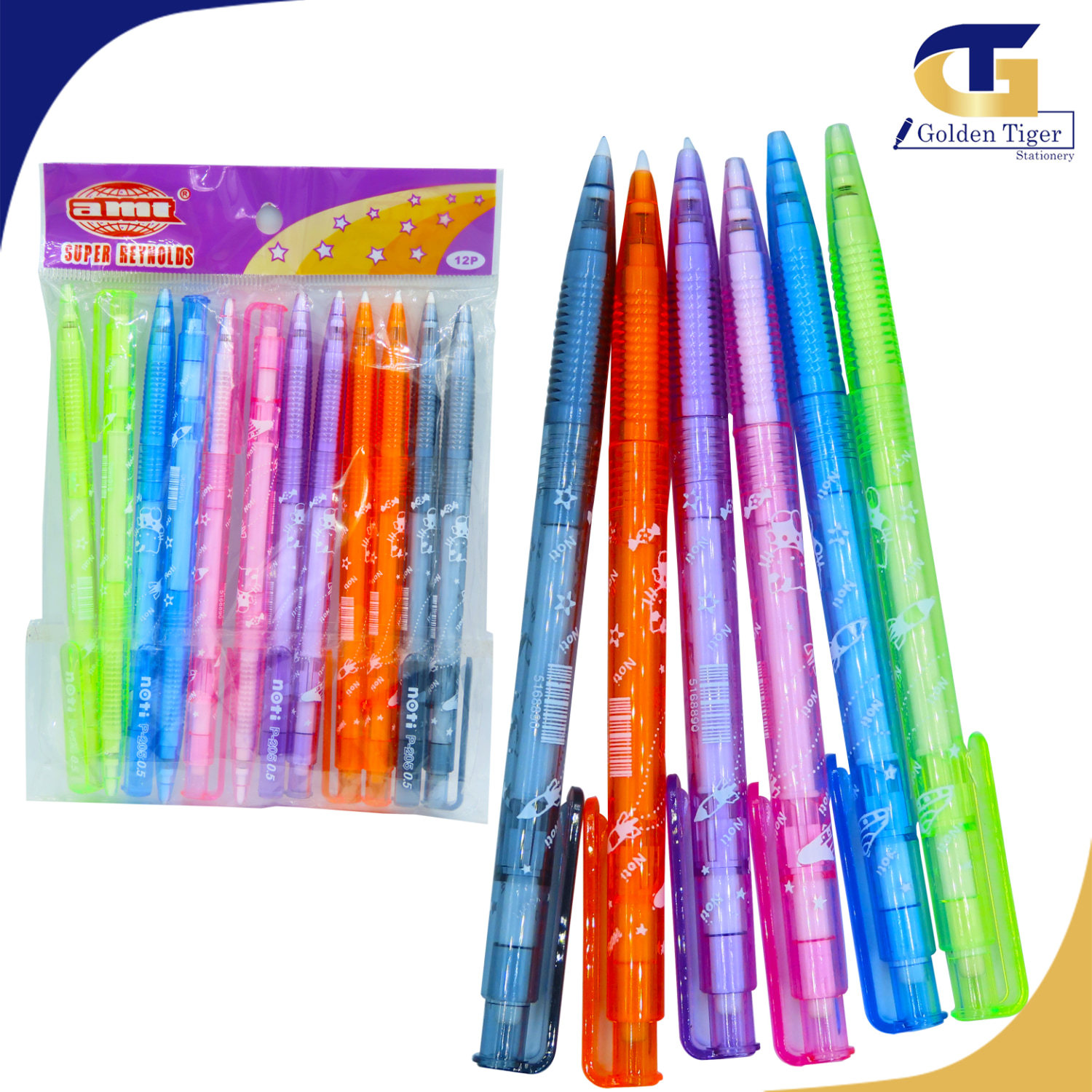 NOTI Lead pencil 12pcs | Golden Tiger Stationery Store