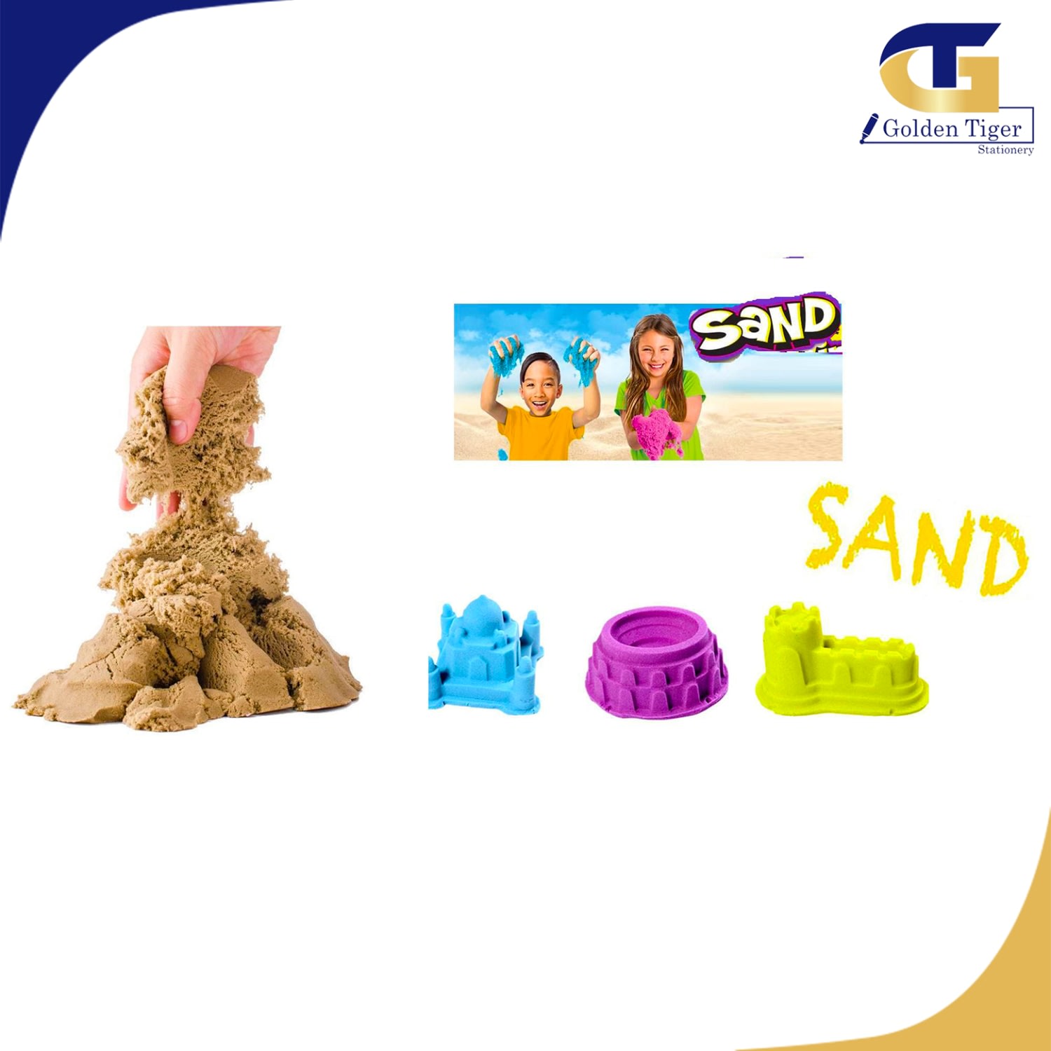 Magic Sand 1kg Natural Brown | Golden Tiger Stationery Store