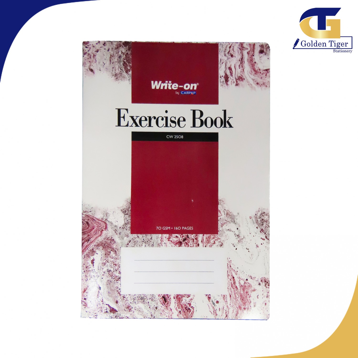 Campap Exercise book A4 CW2508 ( 160p) 70g | Golden Tiger Stationery Store