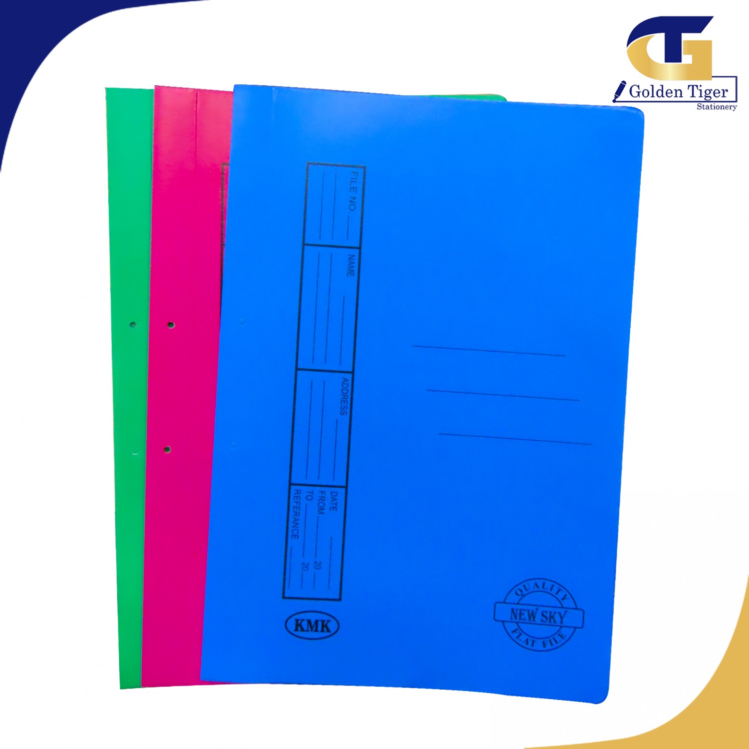(Pro/New Sky) Paper File Color ( pcs ) | Golden Tiger Stationery Store