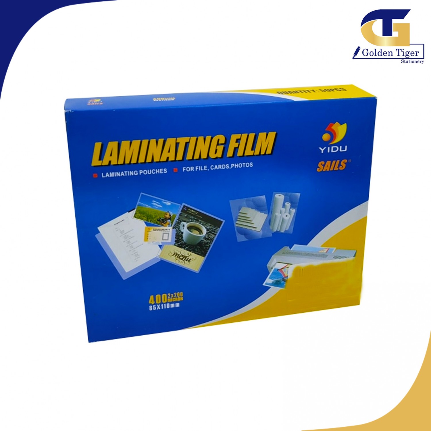 Laminating Sheet 85 x 110 (250MIC ) | Golden Tiger Stationery Store